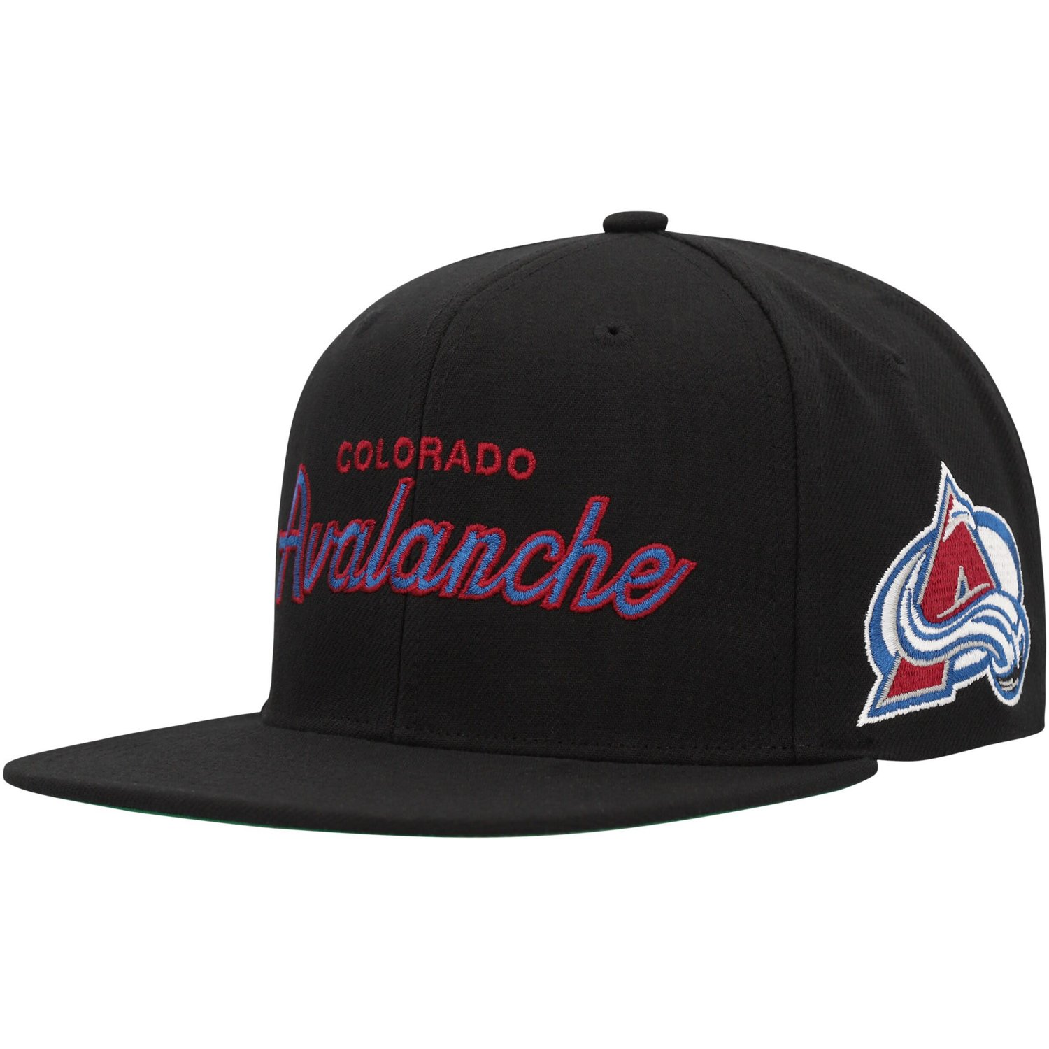 Mitchell Ness Colorado Avalanche Core Team Script 20 Snapback Hat | Academy