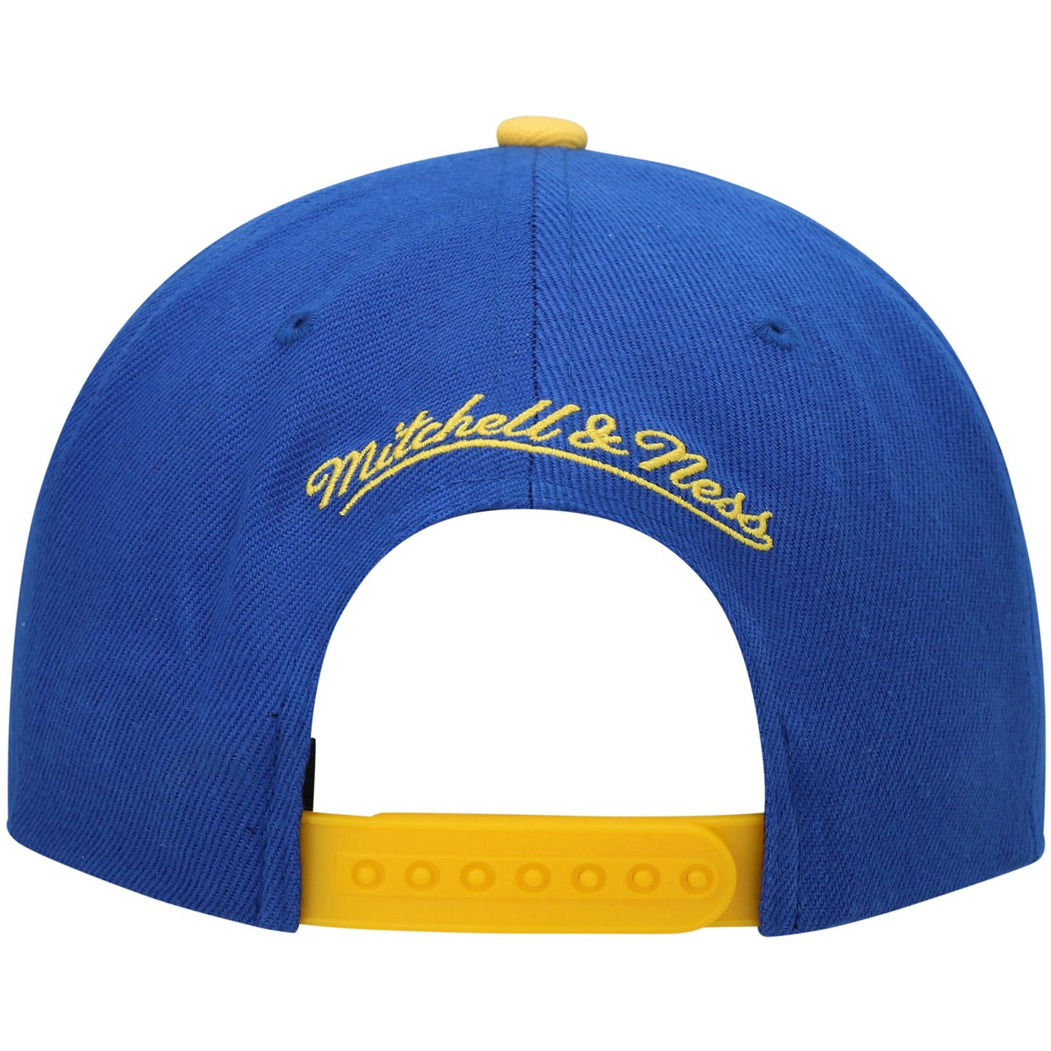 Mitchell Ness /Gold Golden State Warriors Hardwood Classics Snapback ...