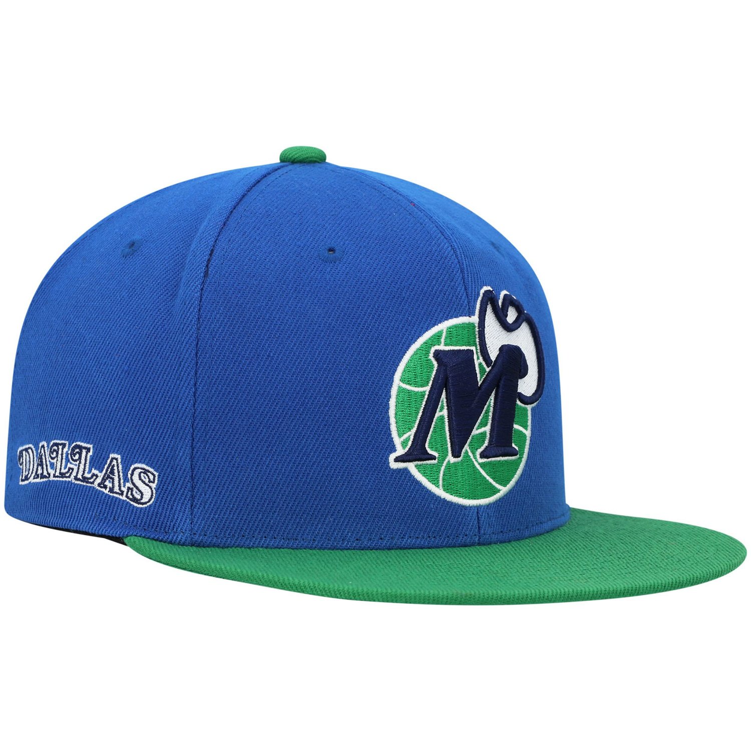 Mitchell Ness Green Dallas Mavericks Hardwood Classics Snapback Hat ...