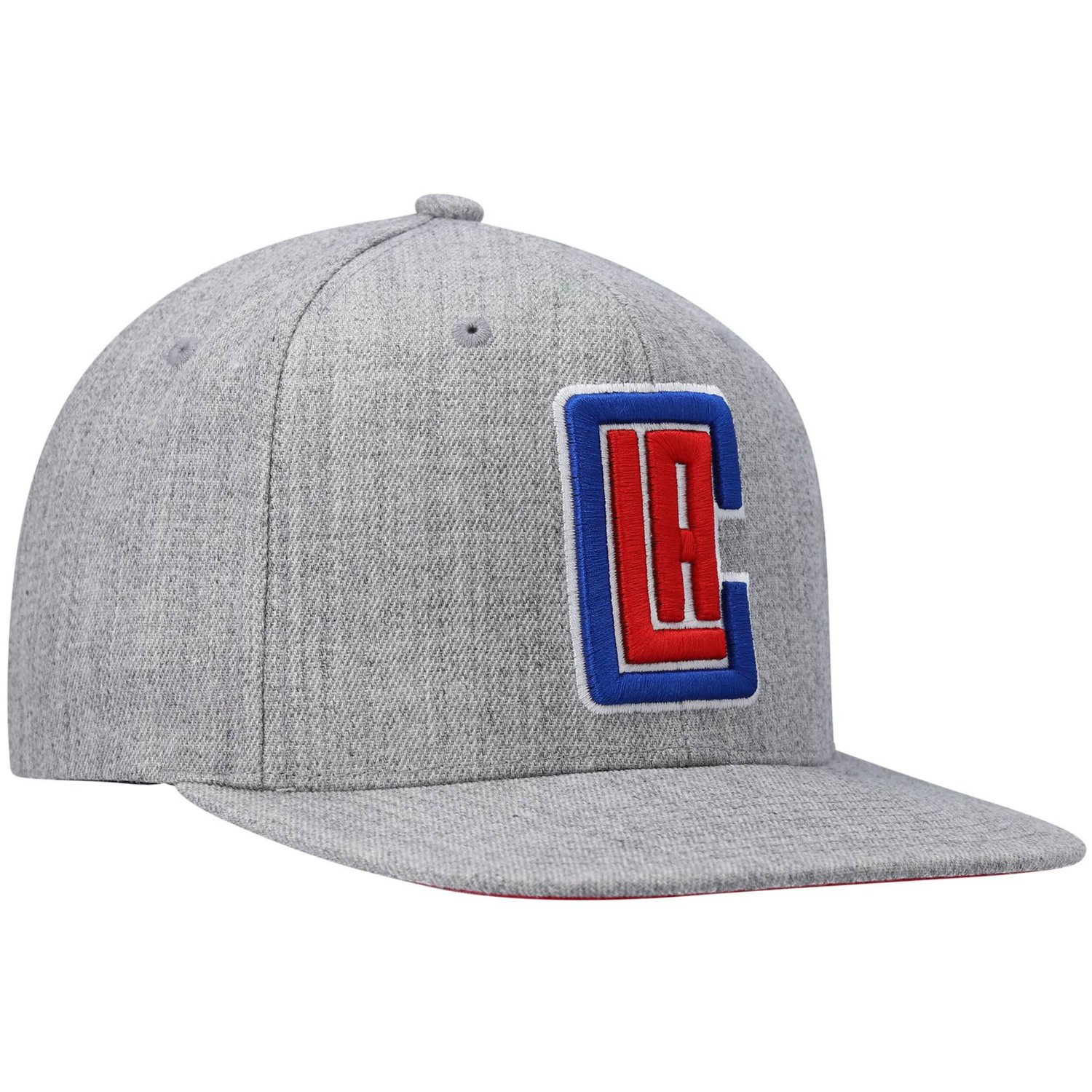 Mitchell Ness Heathered Gray LA Clippers 20 Snapback Hat | Academy