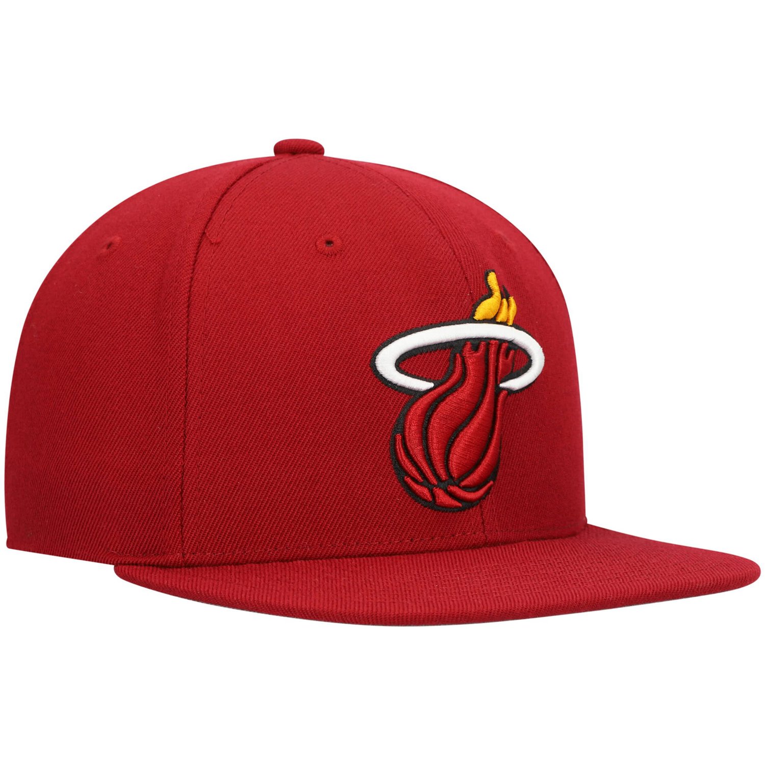 Mitchell Ness Miami Heat Ground 20 Snapback Hat | Academy