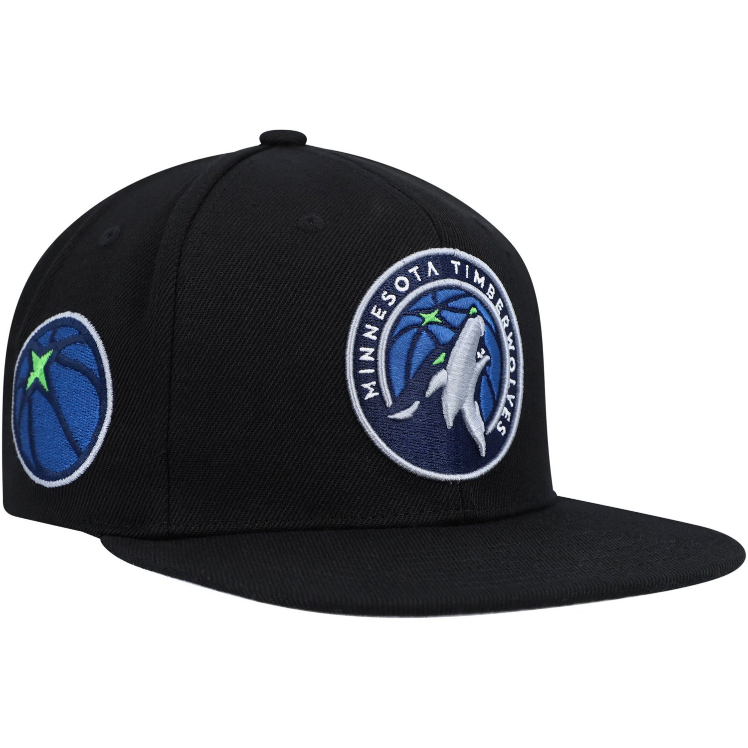 Mitchell Ness Minnesota Timberwolves Side Core 20 Snapback Hat | Academy