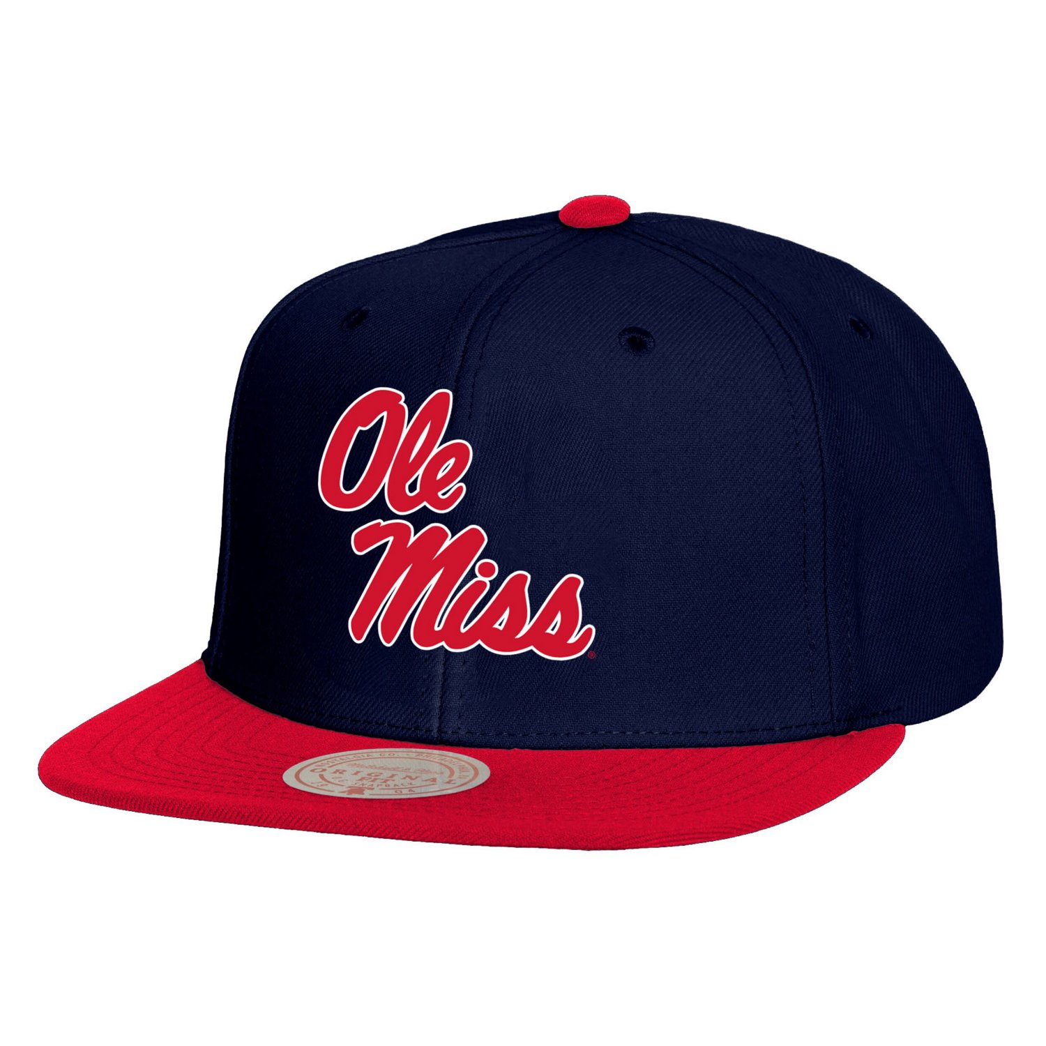Mitchell Ness /Red Ole Miss Rebels 2-Tone 20 Snapback Hat | Academy