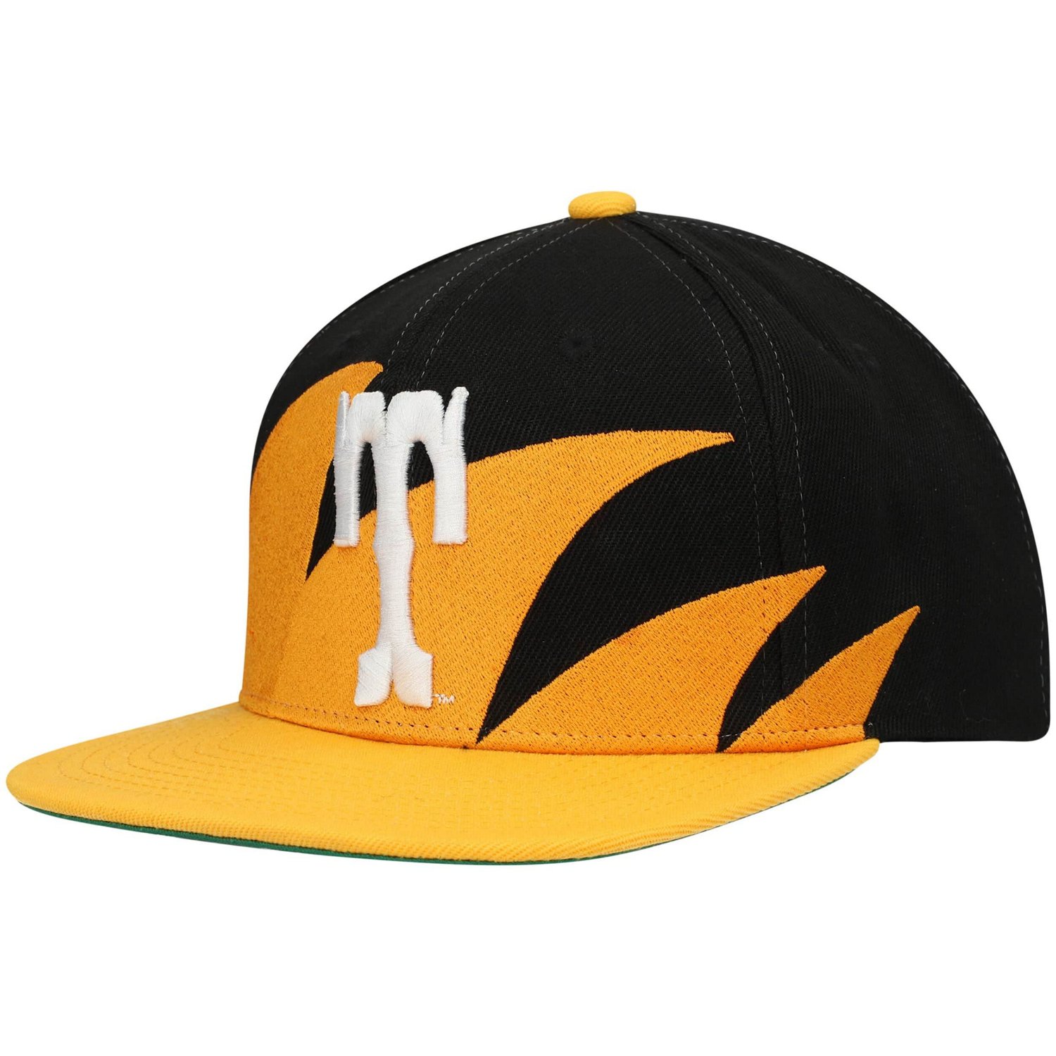 Mitchell Ness Tennessee /Black Tennessee Volunteers Sharktooth Snapback ...