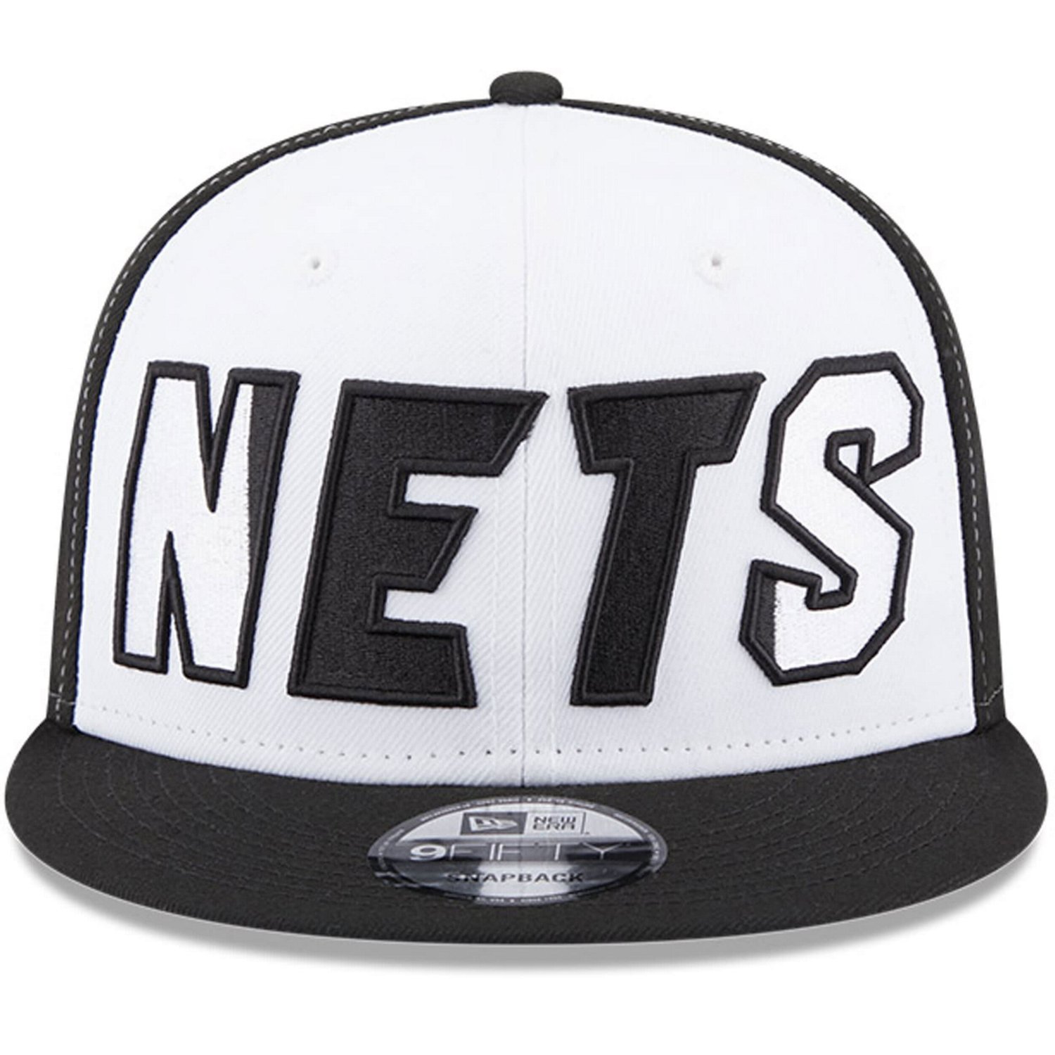 New Era /Black Brooklyn Nets Back Half 9FIFTY Snapback Hat | Academy