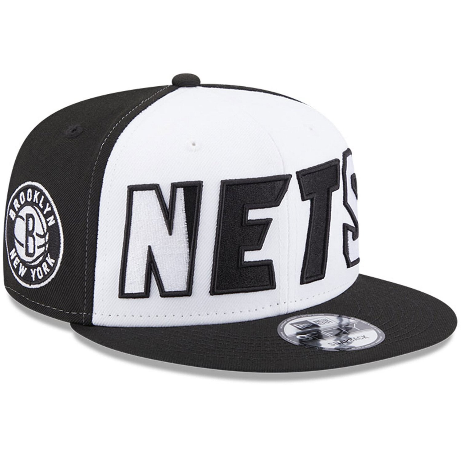 New Era /Black Brooklyn Nets Back Half 9FIFTY Snapback Hat | Academy