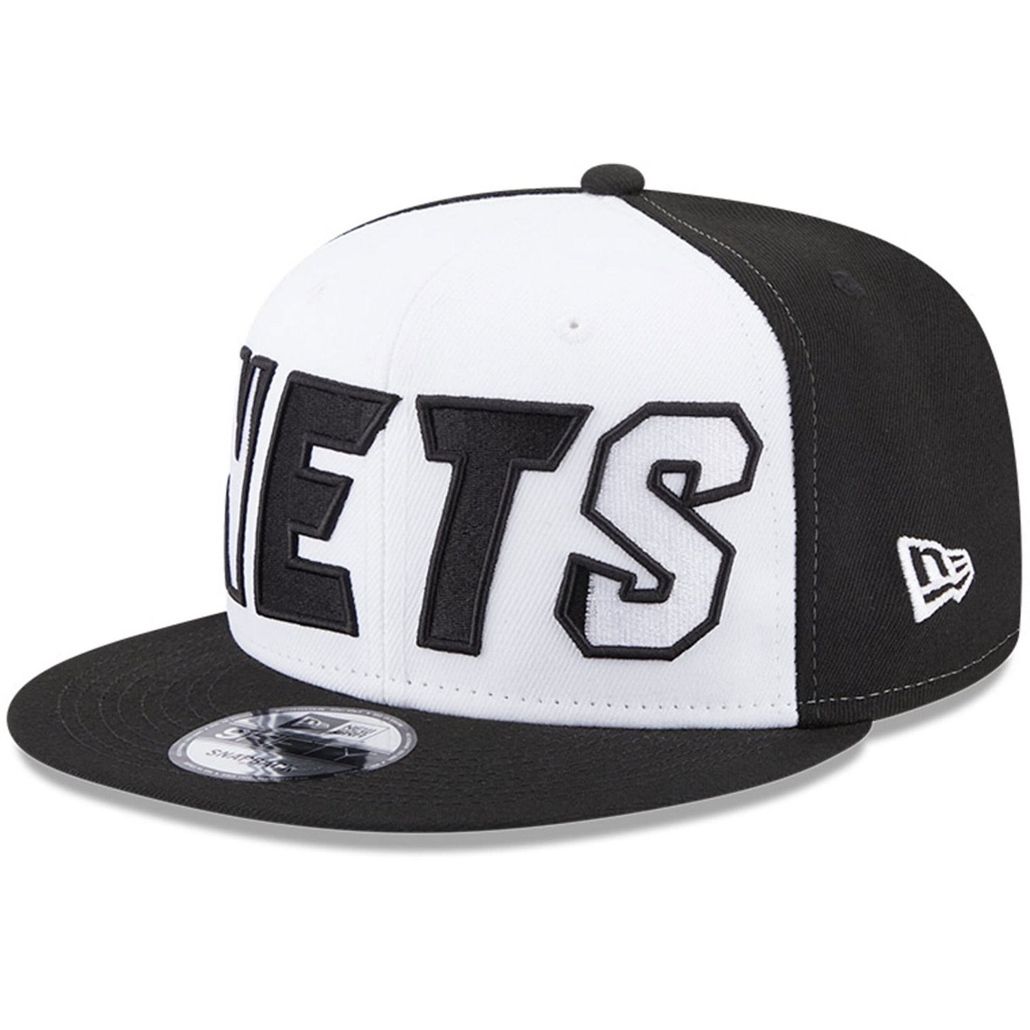 New Era /Black Brooklyn Nets Back Half 9FIFTY Snapback Hat | Academy