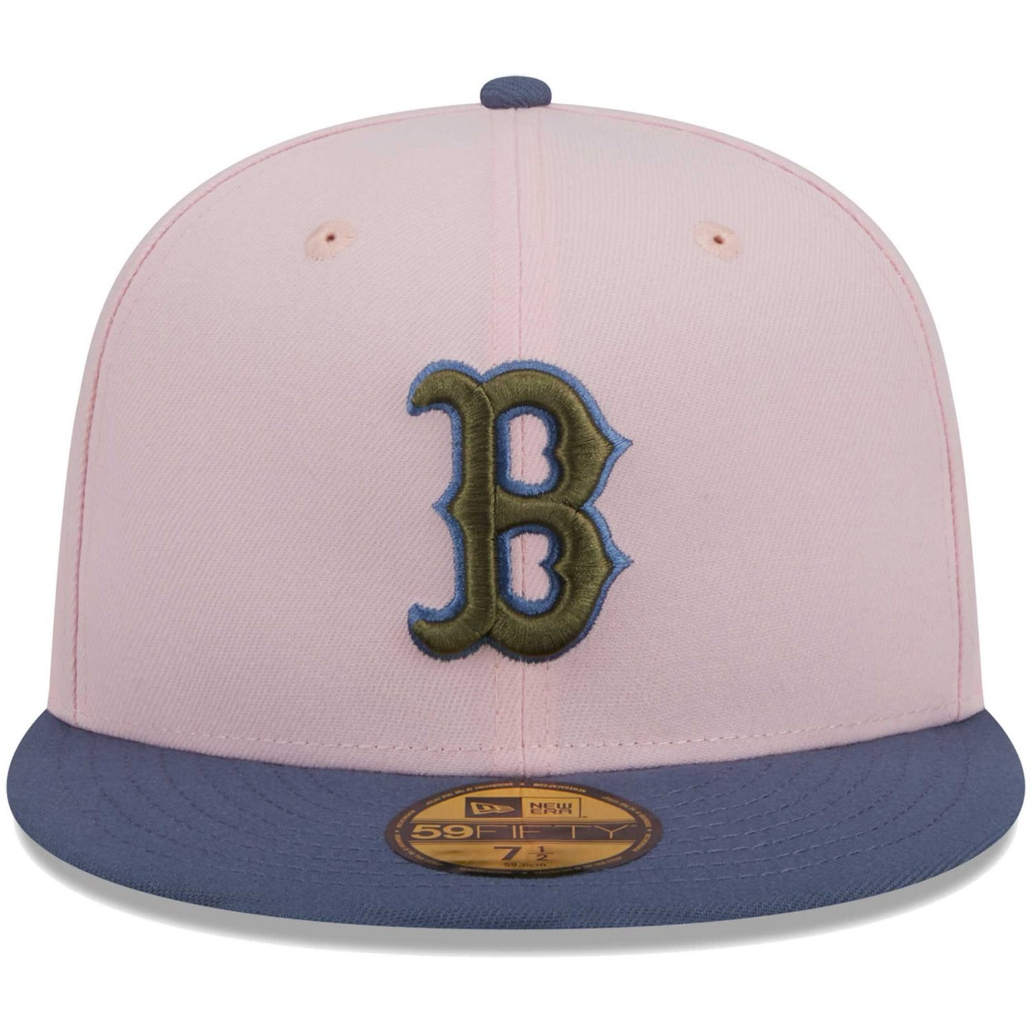 New Era /Blue Boston Red Sox Olive Undervisor 59FIFTY Fitted Hat | Academy