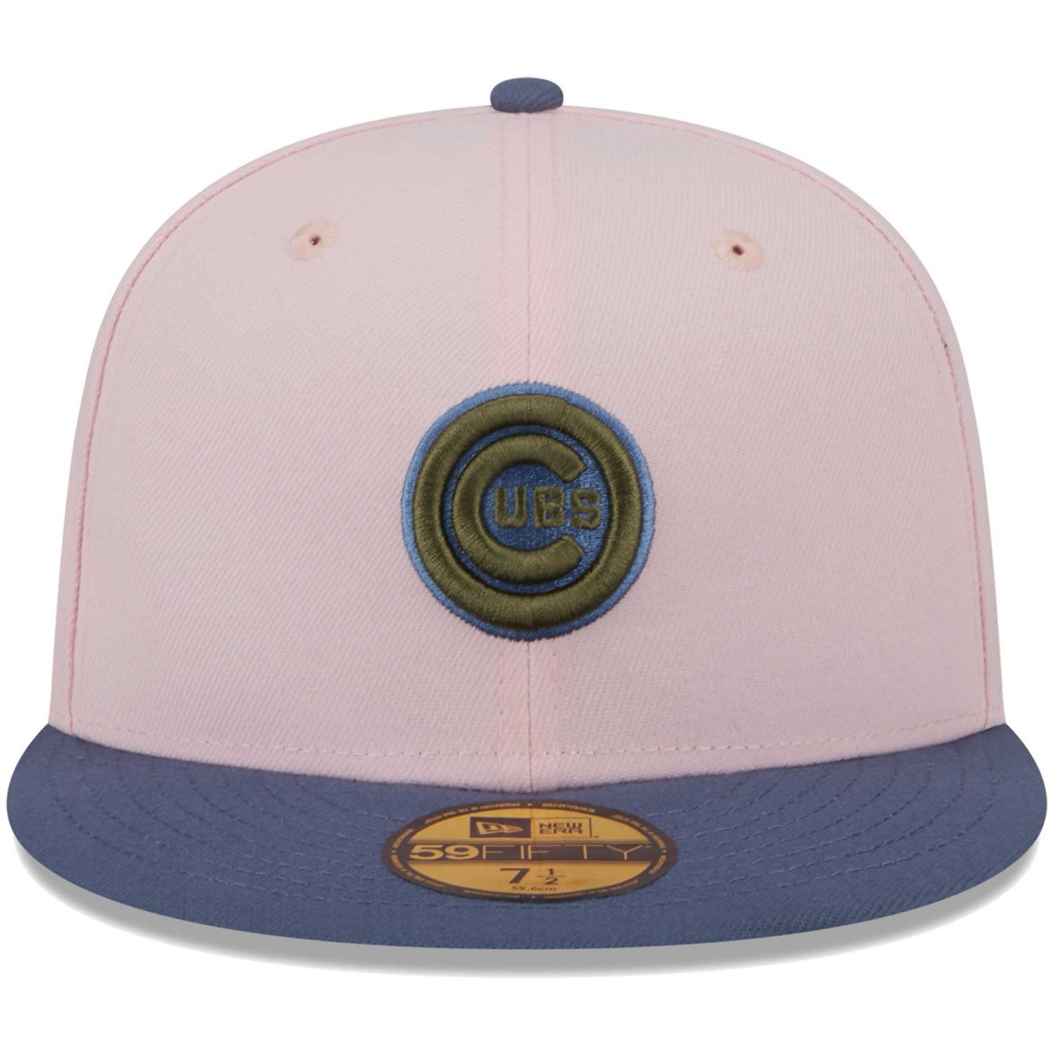 New Era /Blue Chicago Cubs Olive Undervisor 59FIFTY Fitted Hat | Academy