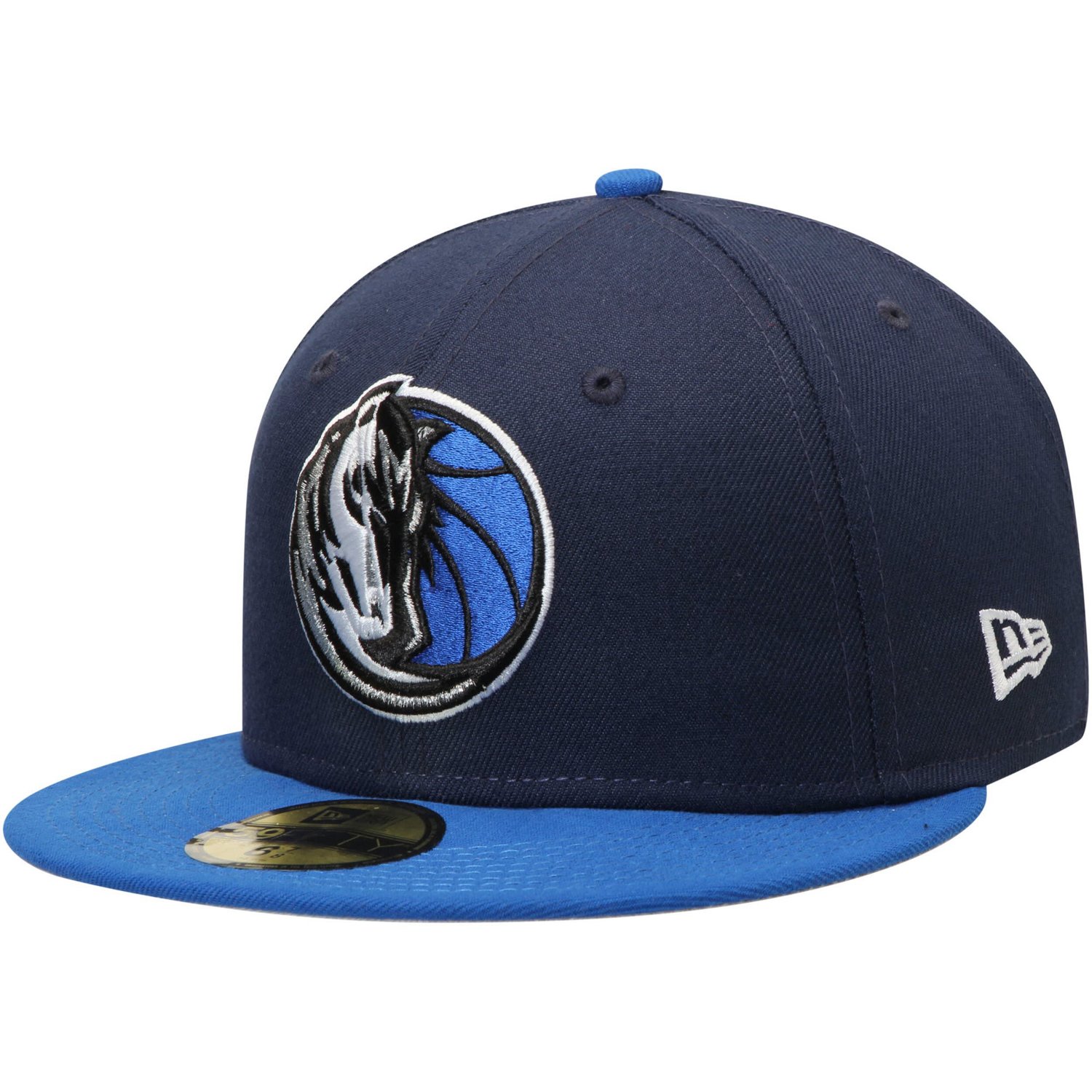 New Era /Blue Dallas Mavericks Official Team Color 2Tone 59FIFTY Fitted ...