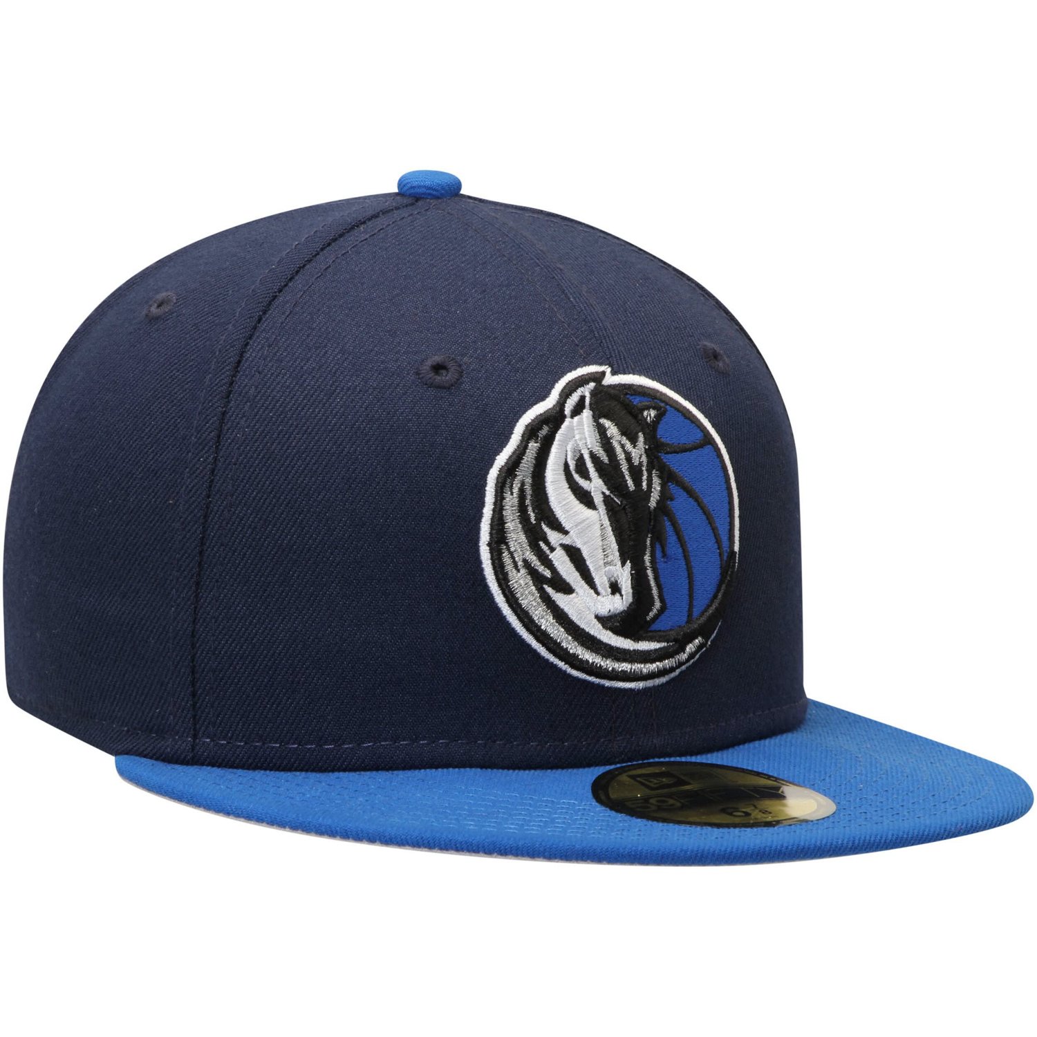 New Era /Blue Dallas Mavericks Official Team Color 2Tone 59FIFTY Fitted ...