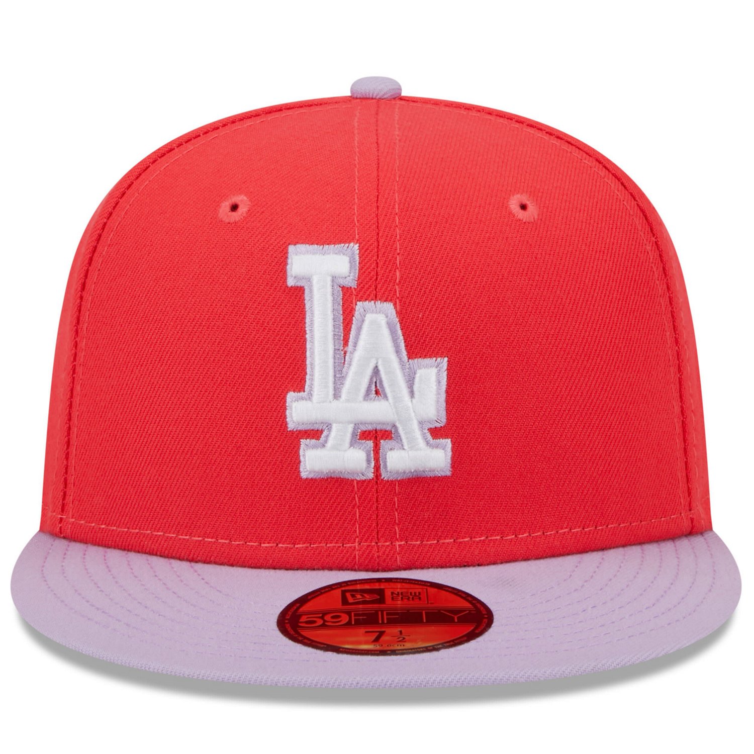 New Era /Lavender Los Angeles Dodgers Spring Color Two-Tone 59FIFTY ...