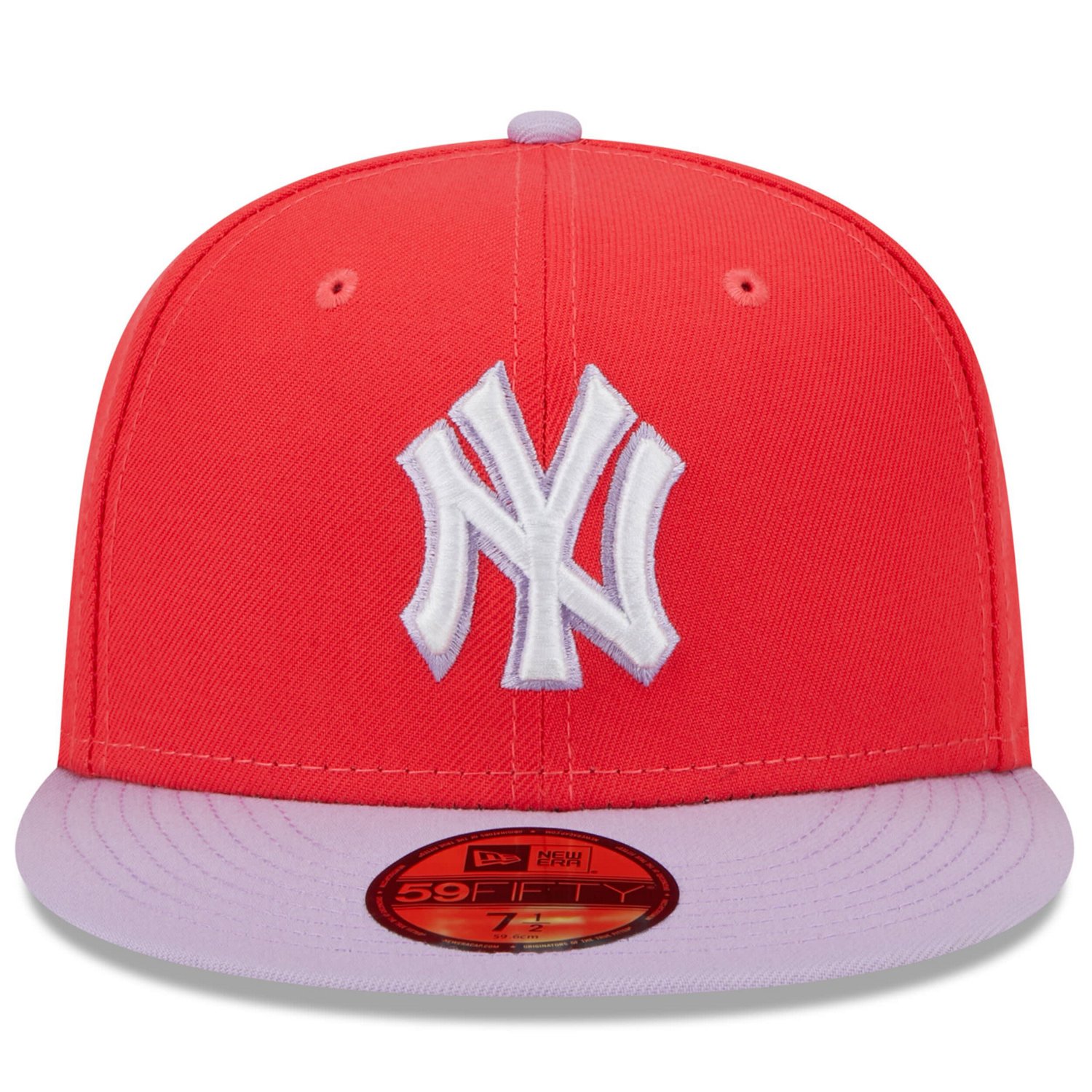 New Era /Lavender New York Yankees Spring Color Two-Tone 59FIFTY Fitted ...