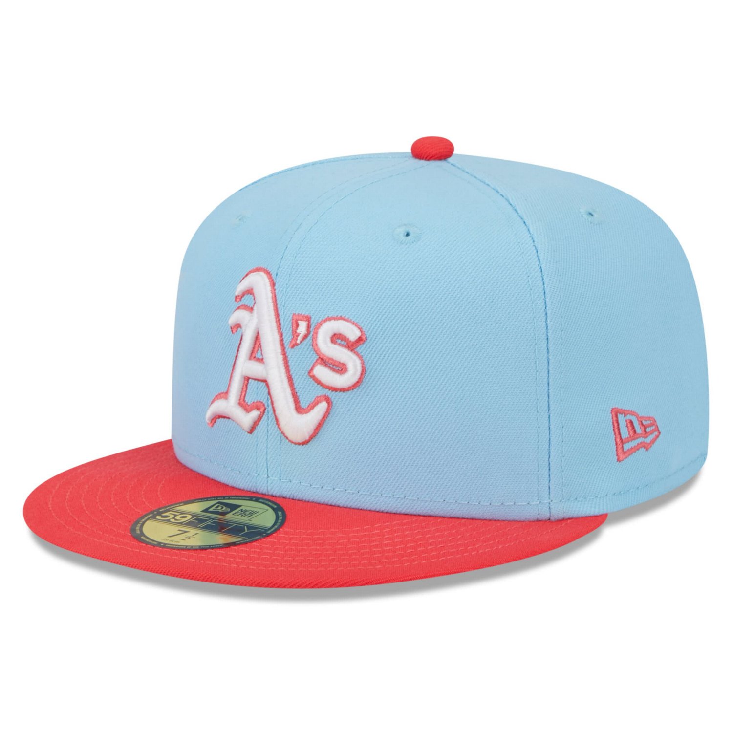 New Era /Lavender Oakland Athletics Spring Color Two-Tone 59FIFTY ...