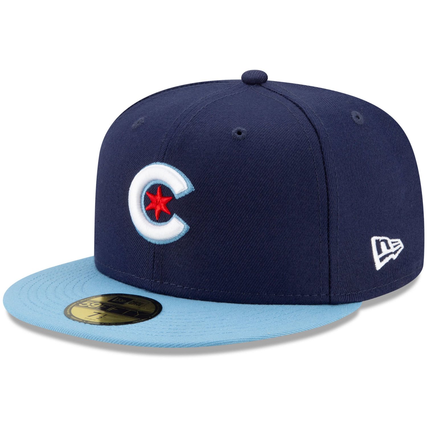 New Era /Light Blue Chicago Cubs 2021 City Connect 59FIFTY Fitted Hat ...
