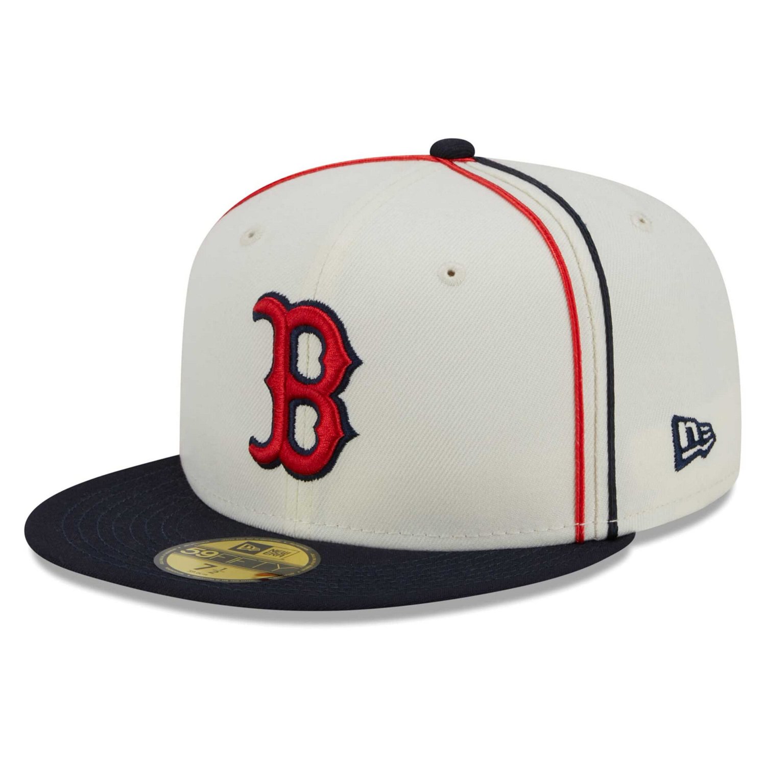 New Era /Navy Boston Red Sox Chrome Sutash 59FIFTY Fitted Hat | Academy