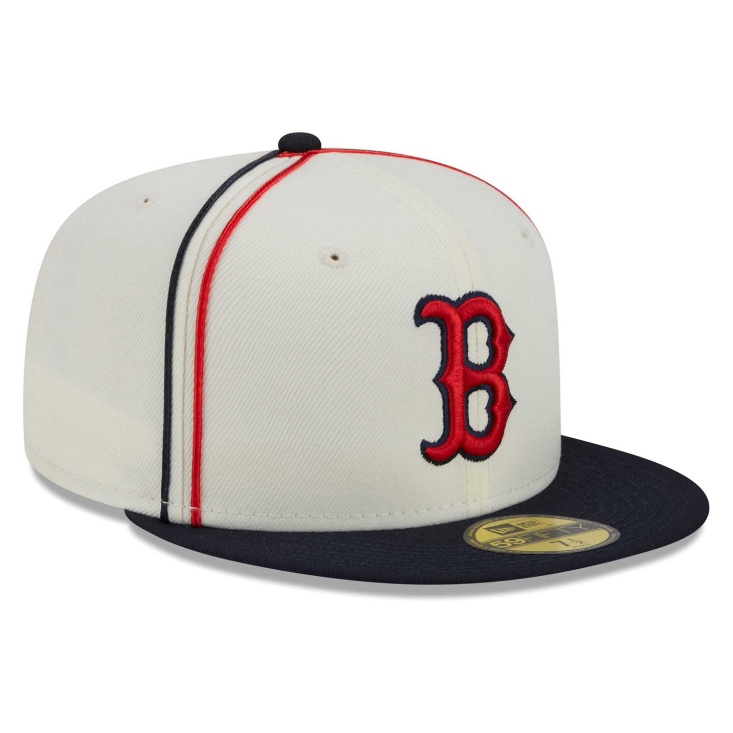 New Era /Navy Boston Red Sox Chrome Sutash 59FIFTY Fitted Hat | Academy