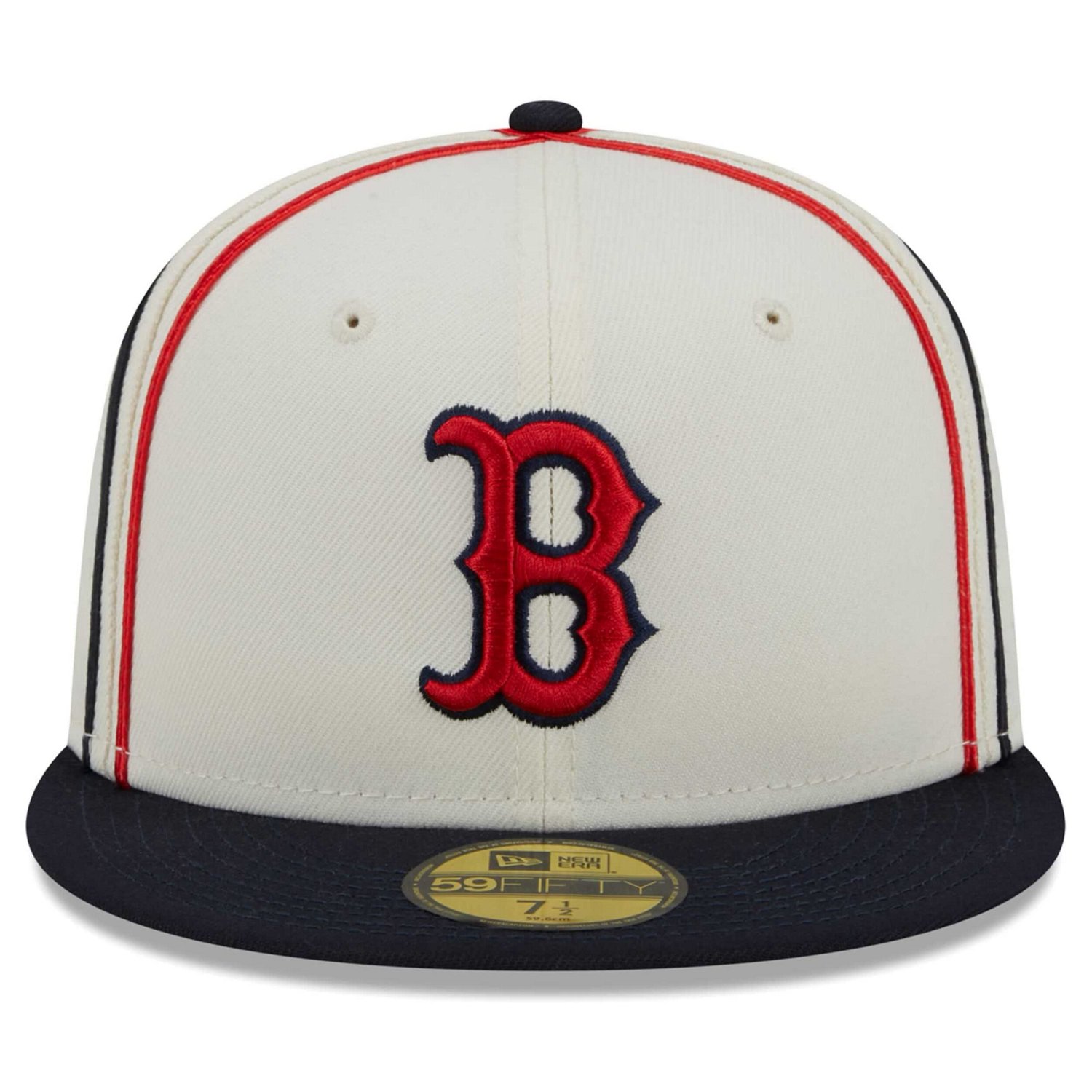 New Era /Navy Boston Red Sox Chrome Sutash 59FIFTY Fitted Hat | Academy