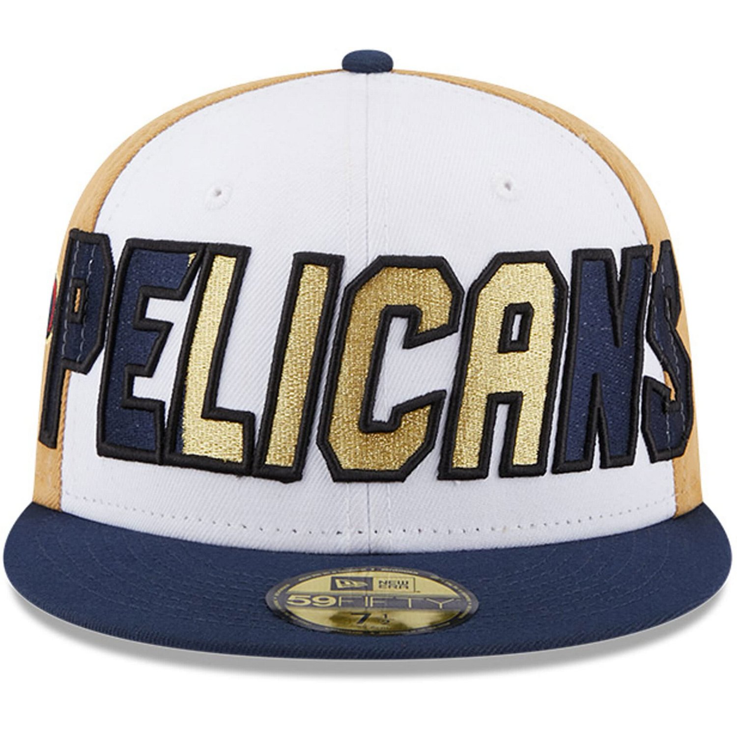 New Era Navy New Orleans Pelicans Back Half 9fifty Fitted Hat Academy
