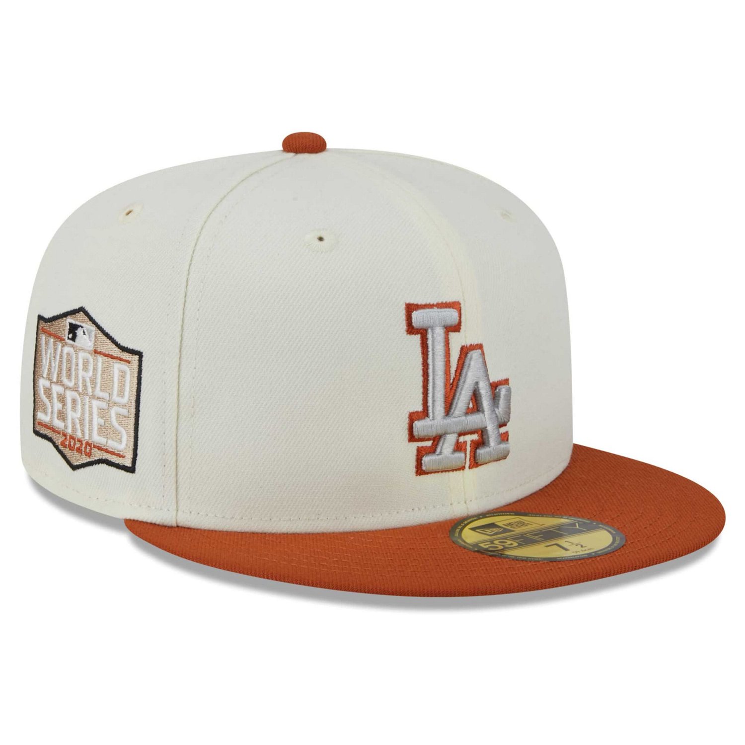 New Era /Orange Los Angeles Dodgers 59FIFTY Fitted Hat | Academy