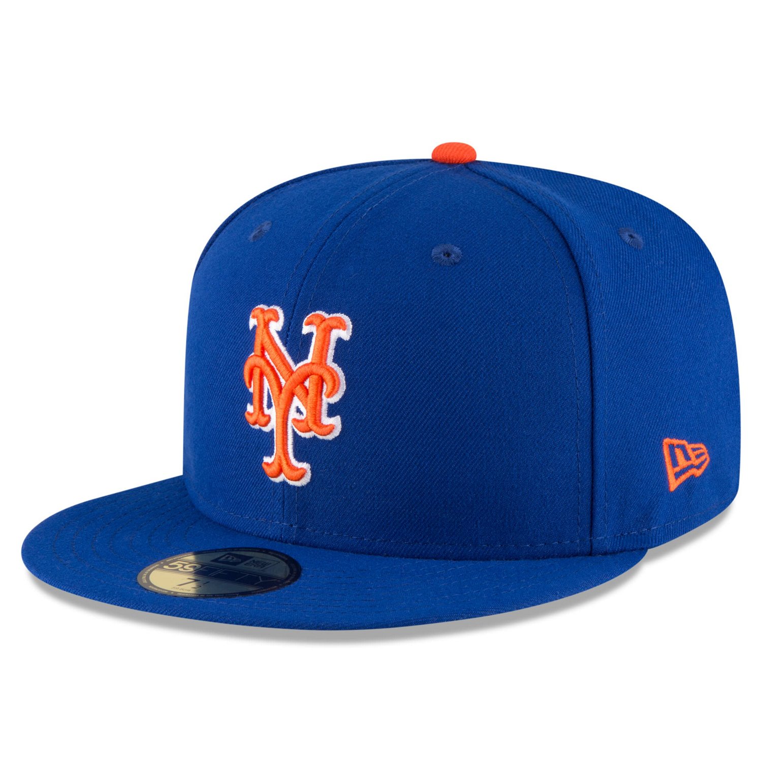 New Era /Orange New York Mets Authentic Collection On Field 59FIFTY ...