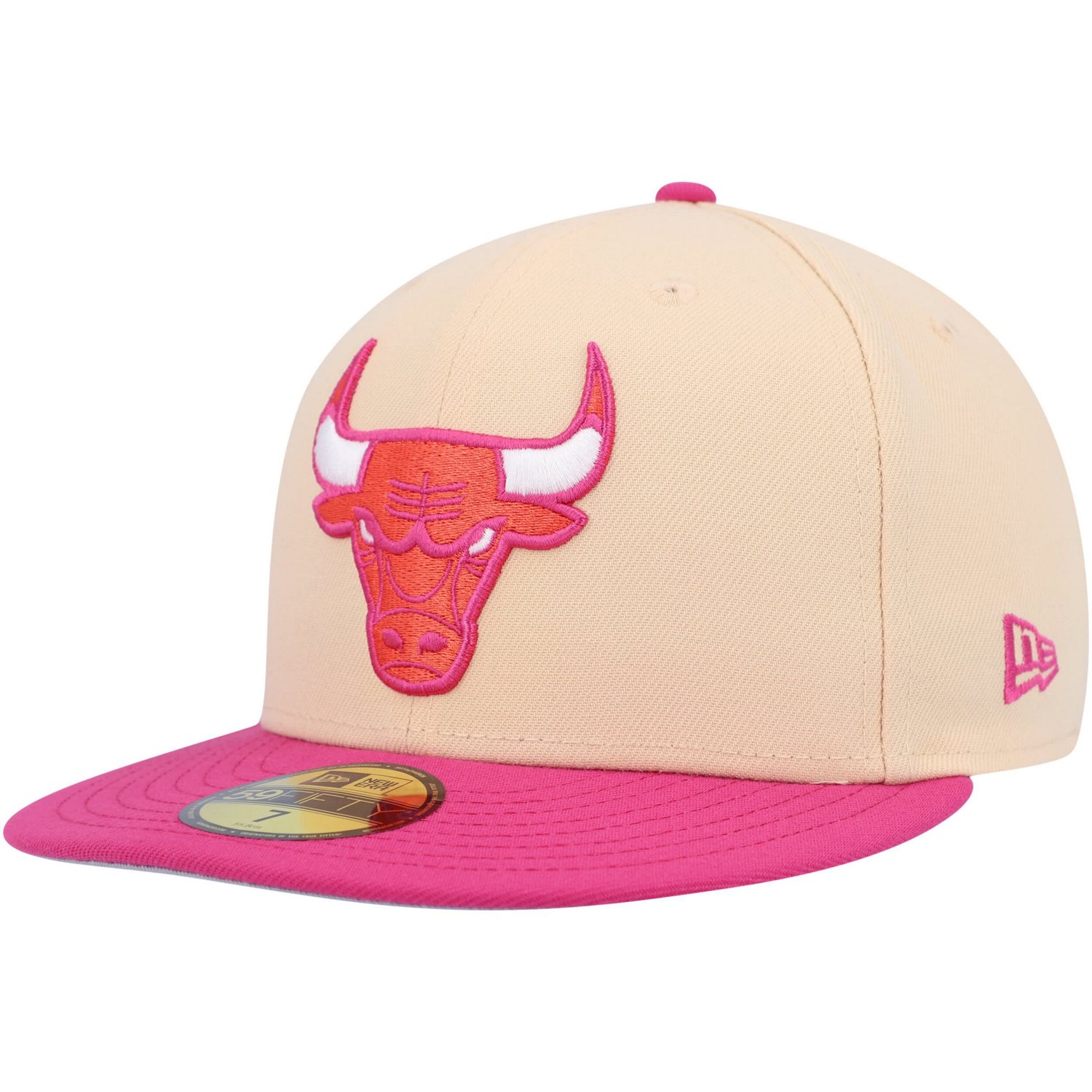 New Era /Pink Chicago Bulls Passion Mango 59FIFTY Fitted Hat | Academy