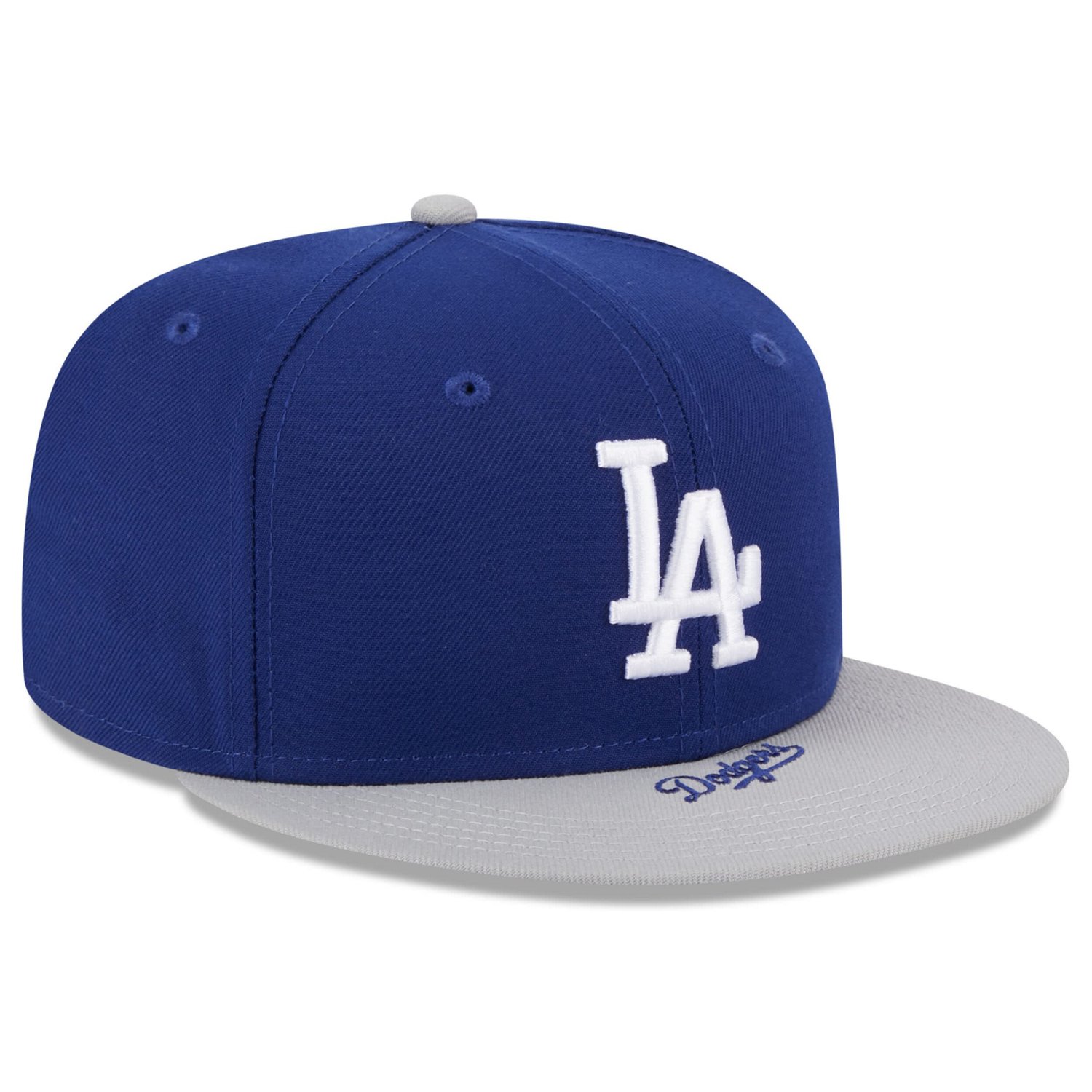 New Era /White Los Angeles Dodgers On Deck 59FIFTY Fitted Hat | Academy