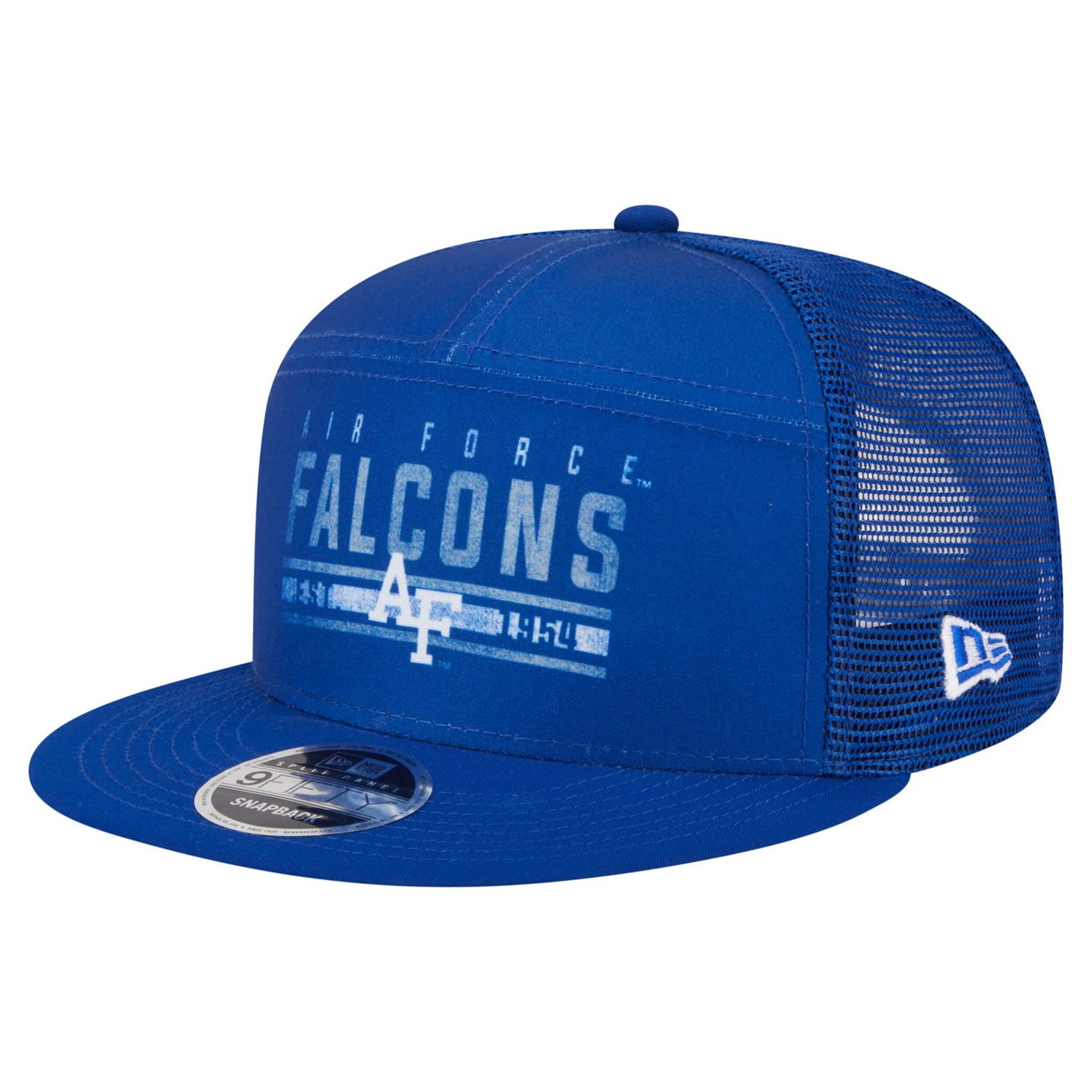 New Era Air Force Falcons Split Panel 9FIFTY Snapback Trucker Hat | Academy