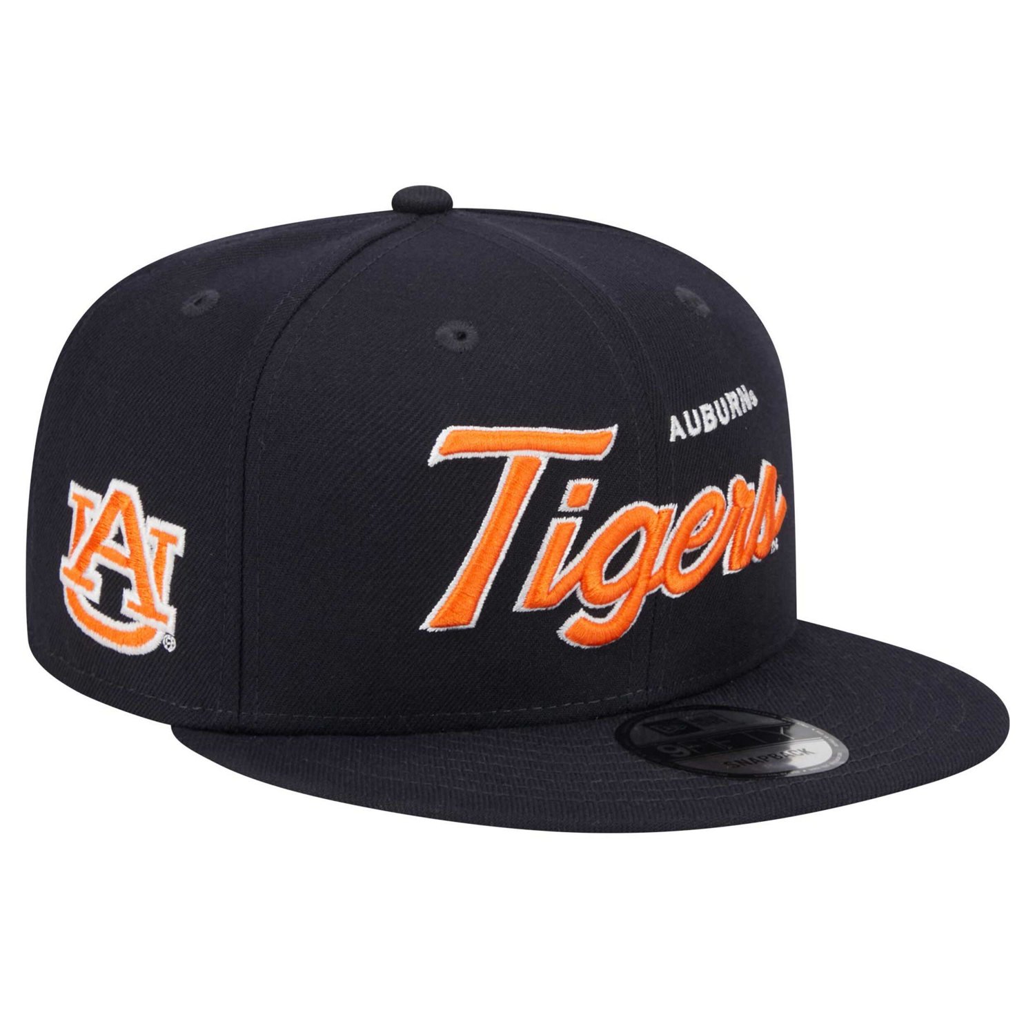 New Era Auburn Tigers Team Script 9FIFTY Snapback Hat | Academy