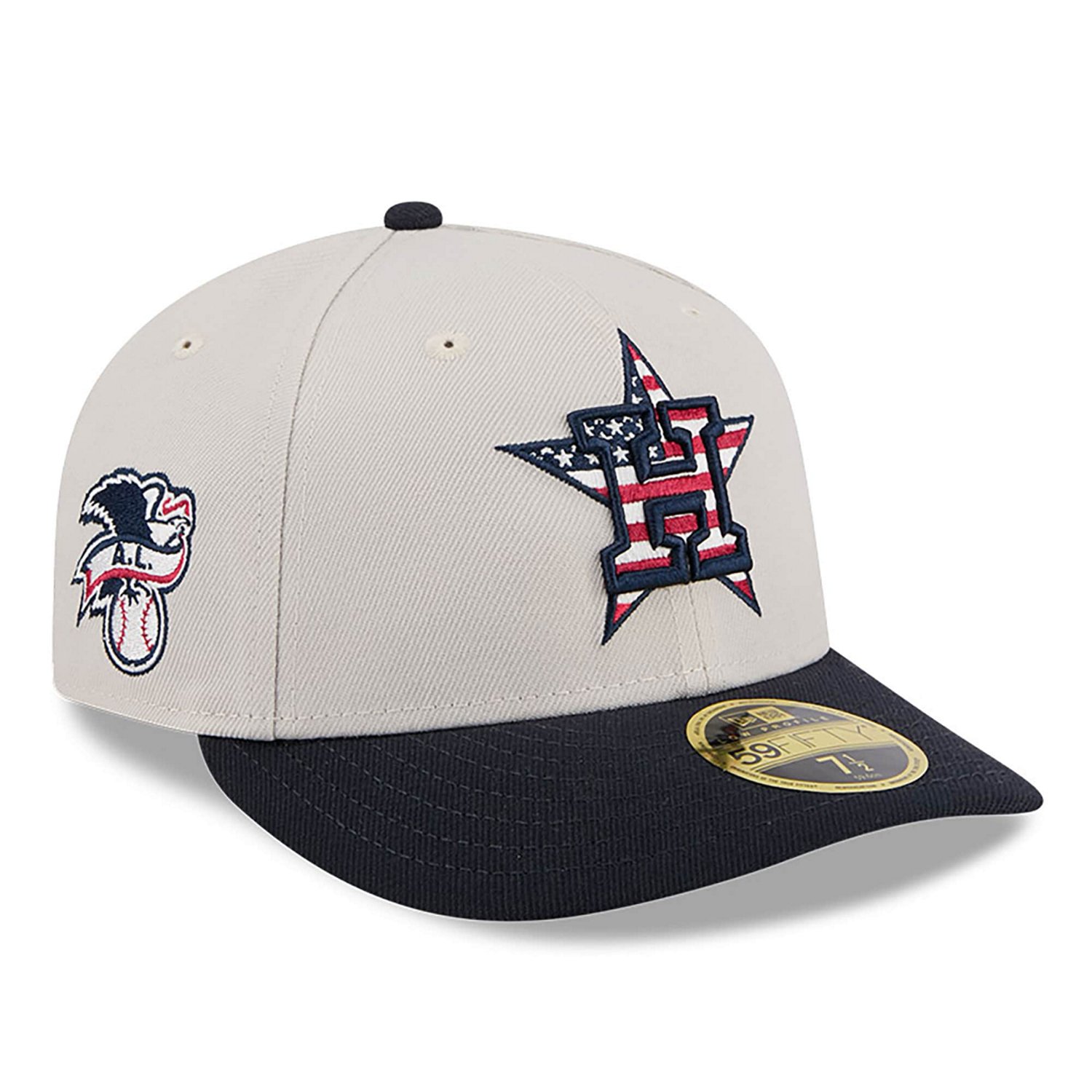 New Era /Black Houston Astros 2024 Fourth of July Low Profile 59FIFTY Fitted Hat | Academy