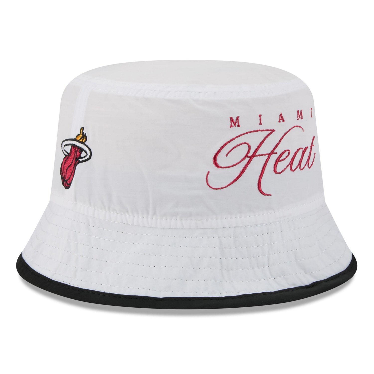 New Era Black Miami Heat 2025 NBA Draft Nylon Bucket Hat | Academy