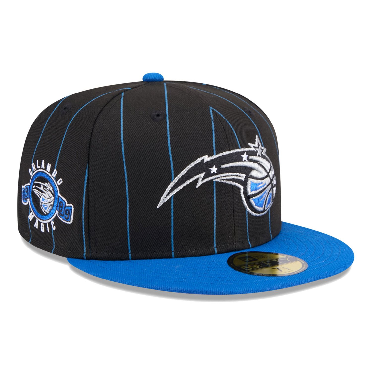 New Era /Blue Orlando Magic Pinstripe Two-Tone 59FIFTY Fitted Hat | Academy