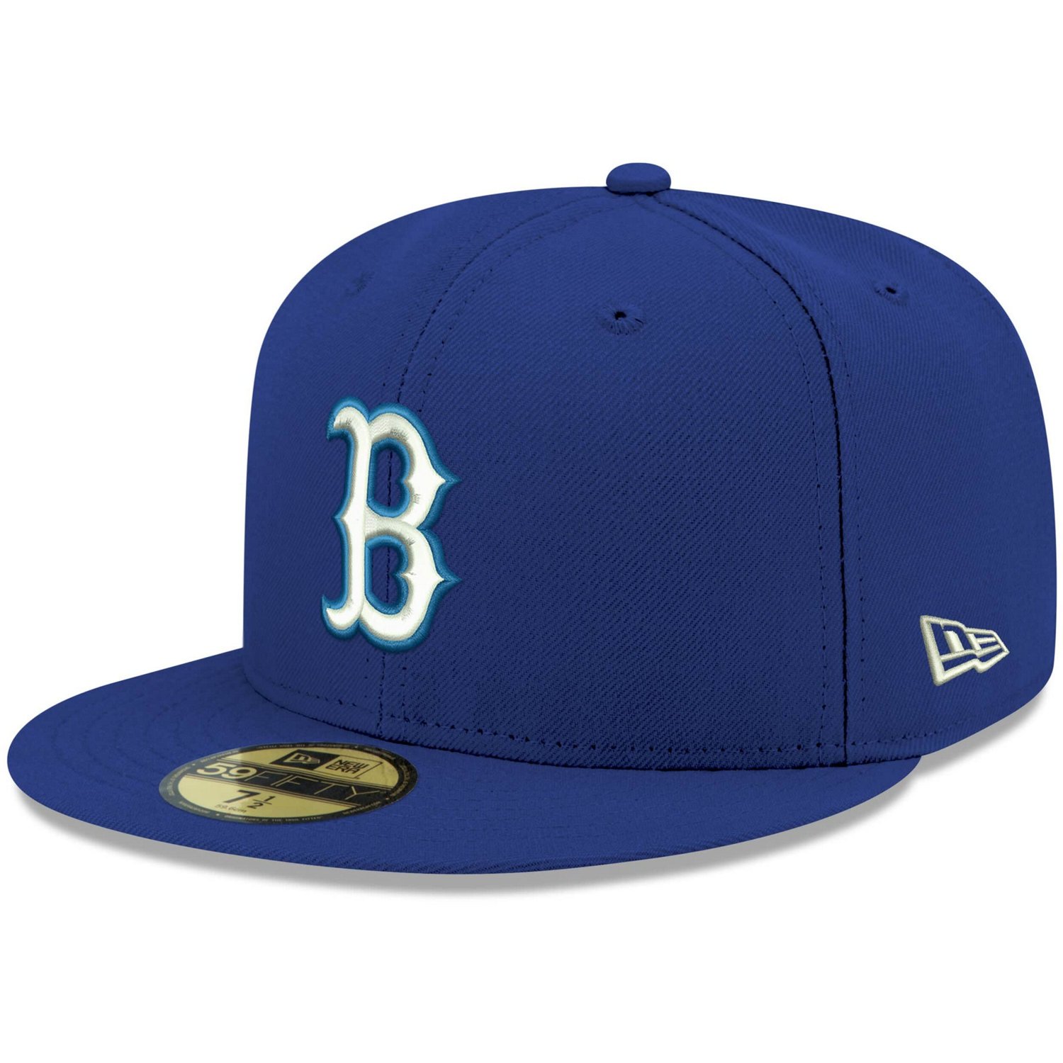 New Era Boston Sox White Logo 59FIFTY Fitted Hat | Academy