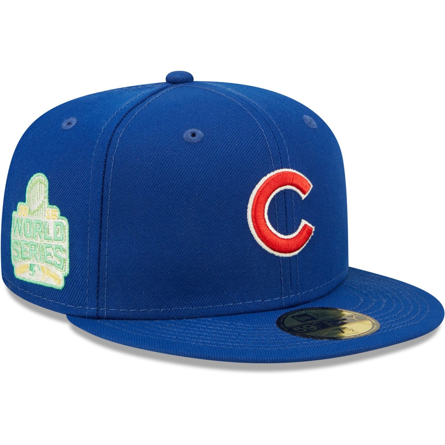 New Era Chicago Cubs 2016 World Series Champions Citrus Pop UV 59FIFTY ...