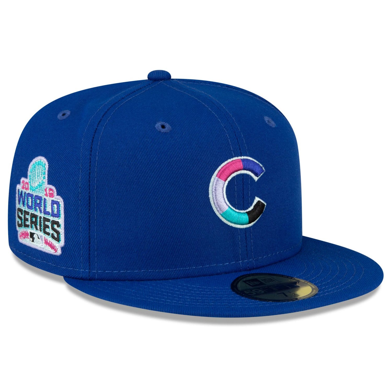 New Era Chicago Cubs 2016 World Series Polar Lights 59FIFTY Fitted Hat ...