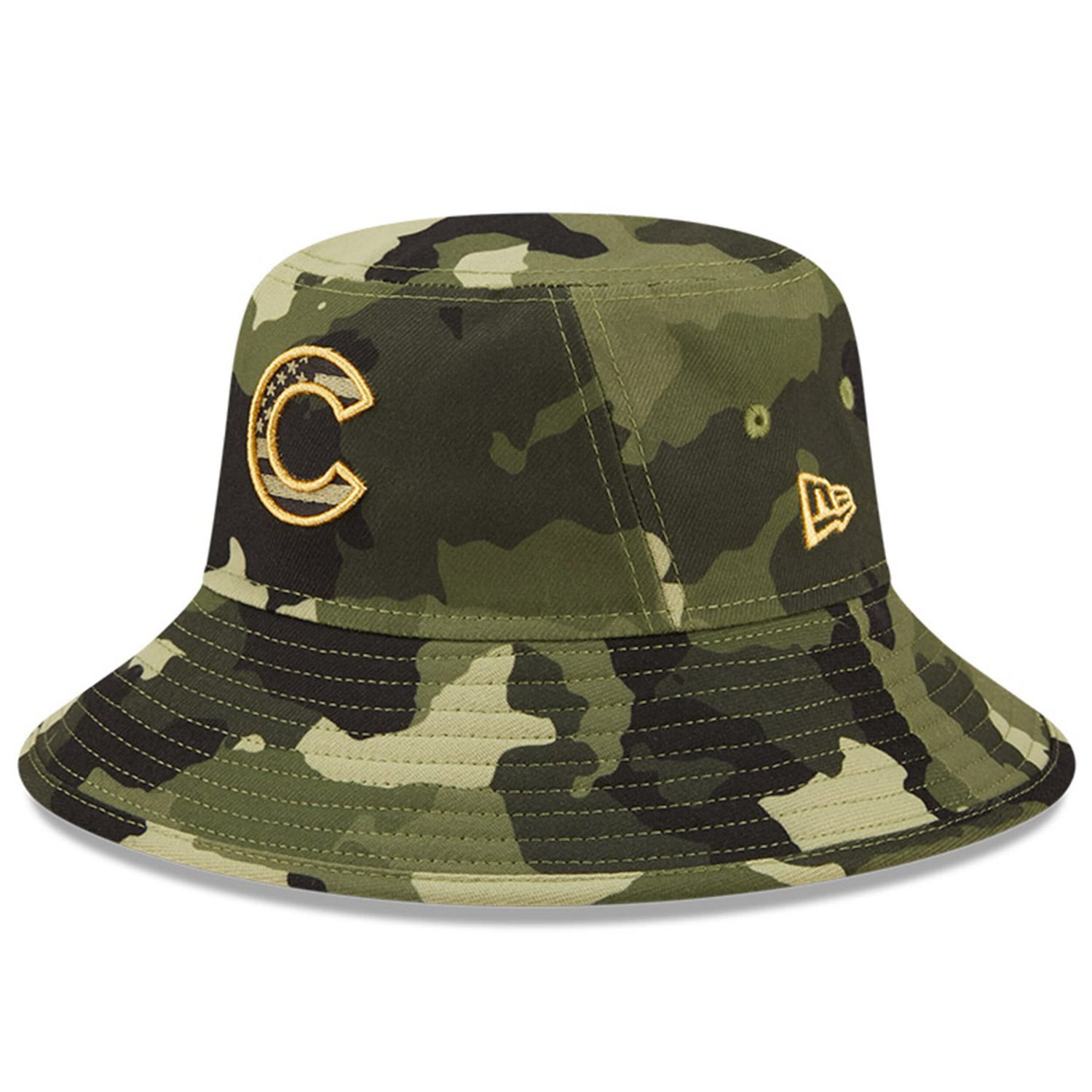 New Era Chicago Cubs 2022 Armed Forces Day Bucket Hat | Academy