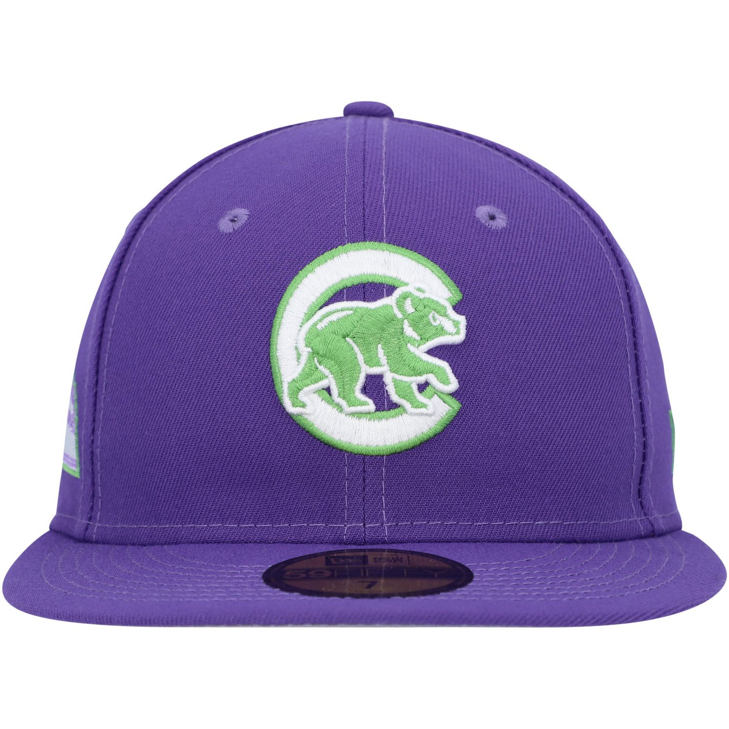 New Era Chicago Cubs Lime Side Patch 59FIFTY Fitted Hat | Academy