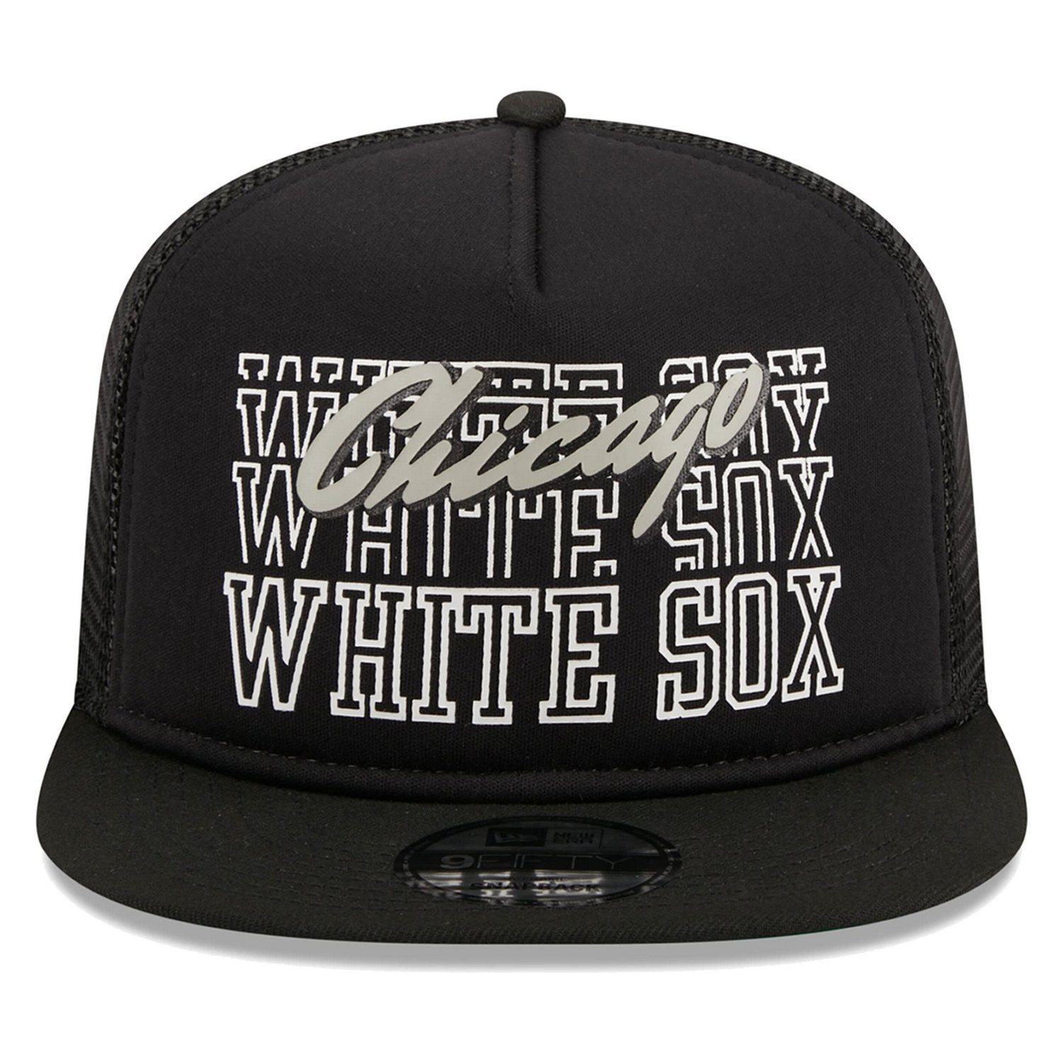 New Era Chicago White Sox Street Team A-Frame Trucker 9FIFTY Snapback ...