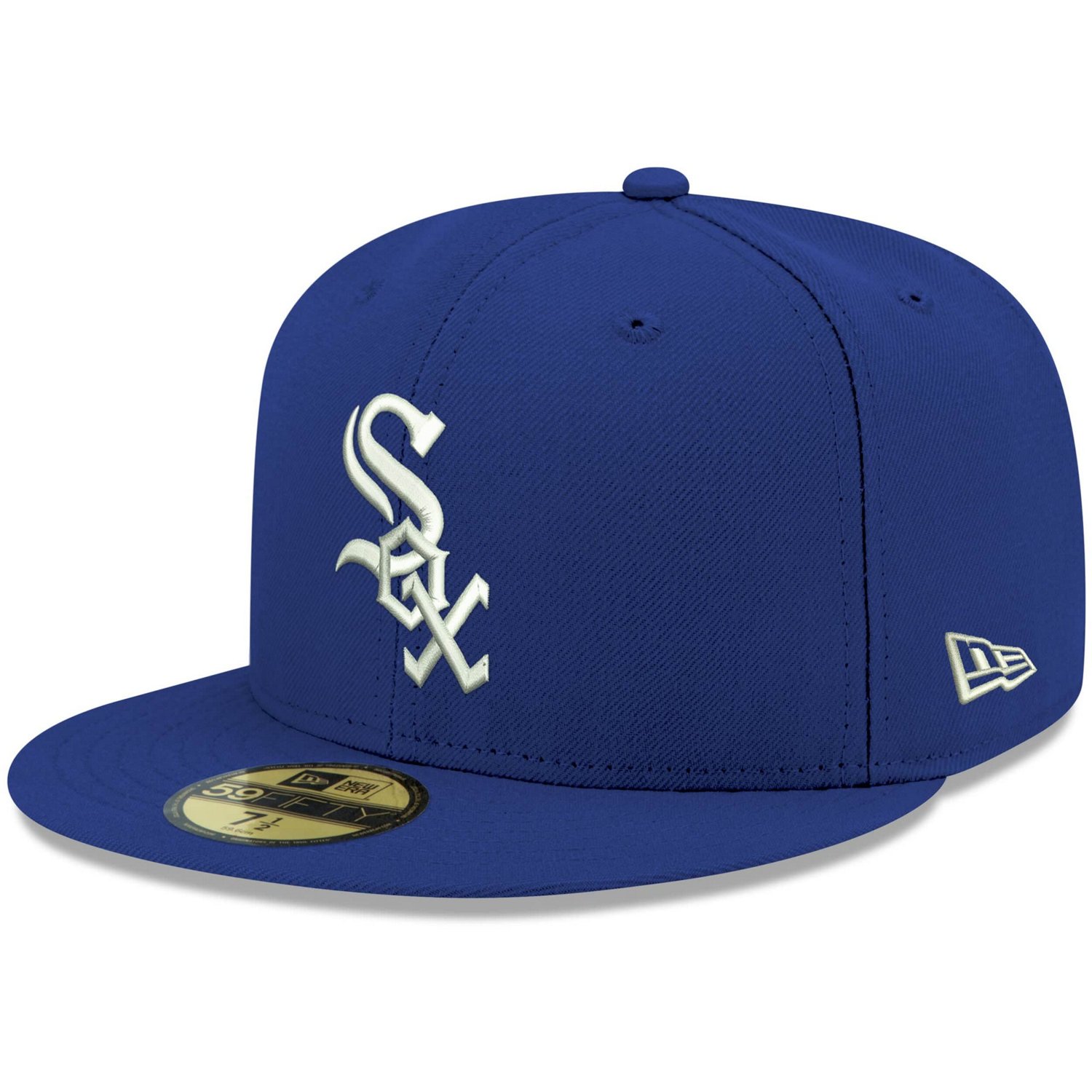 New Era Chicago White Sox White Logo 59FIFTY Fitted Hat | Academy