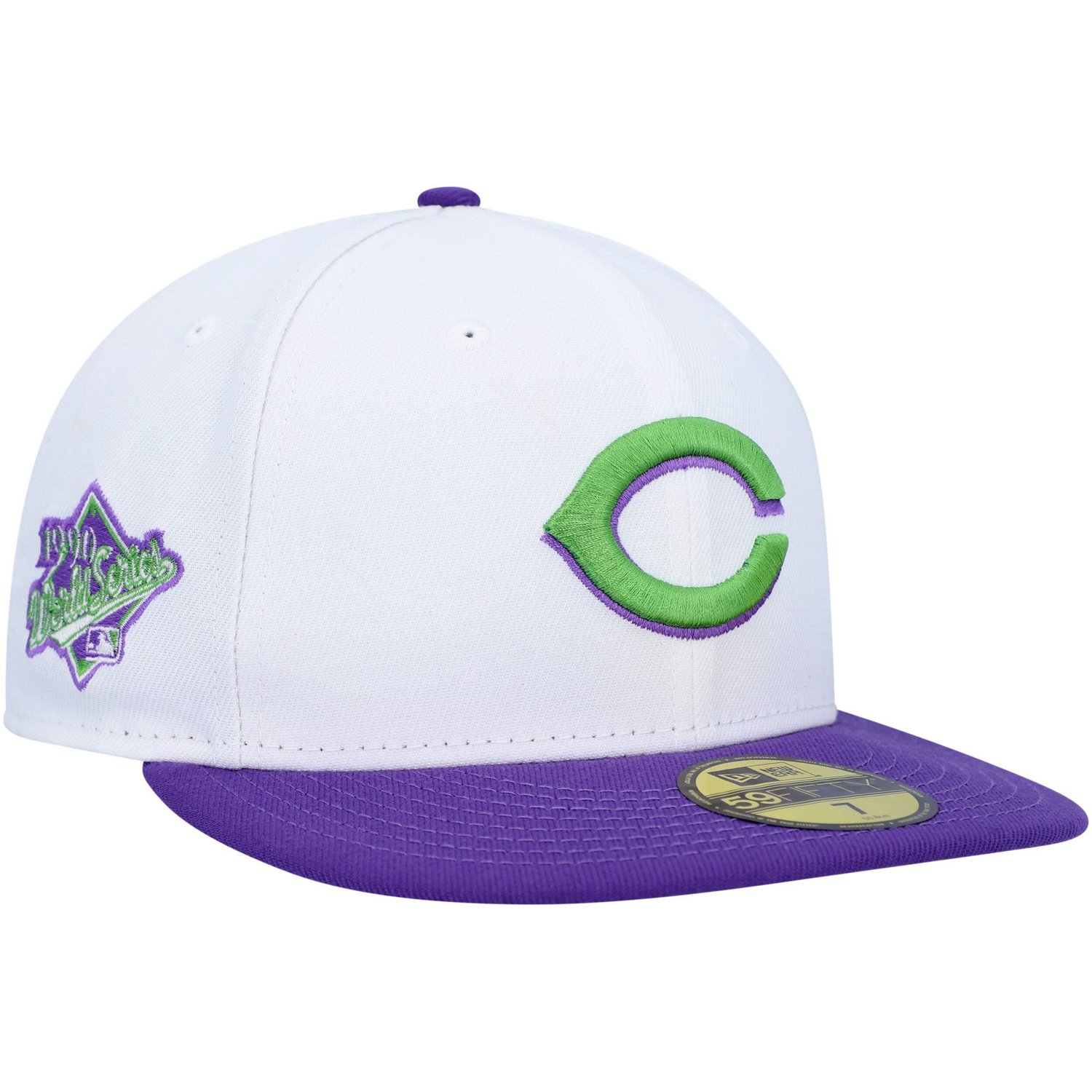 New Era Cincinnati Reds 1990 World Series Side Patch 59FIFTY Fitted Hat ...