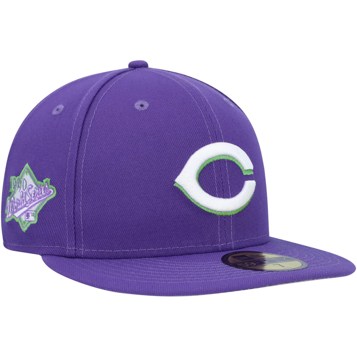 New Era Cincinnati Reds Lime Side Patch 59FIFTY Fitted Hat | Academy