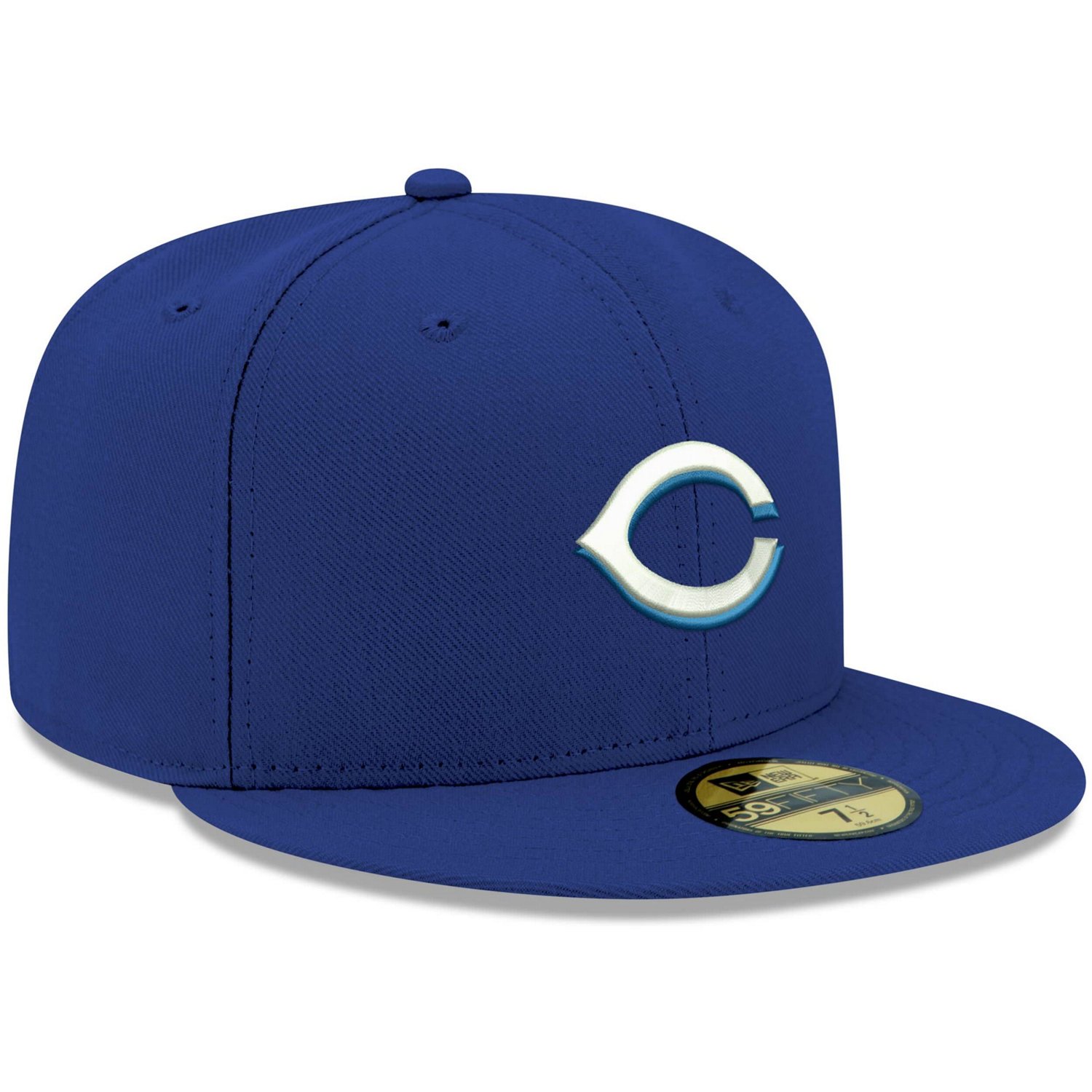 New Era Cincinnati Reds White Logo 59FIFTY Fitted Hat | Academy