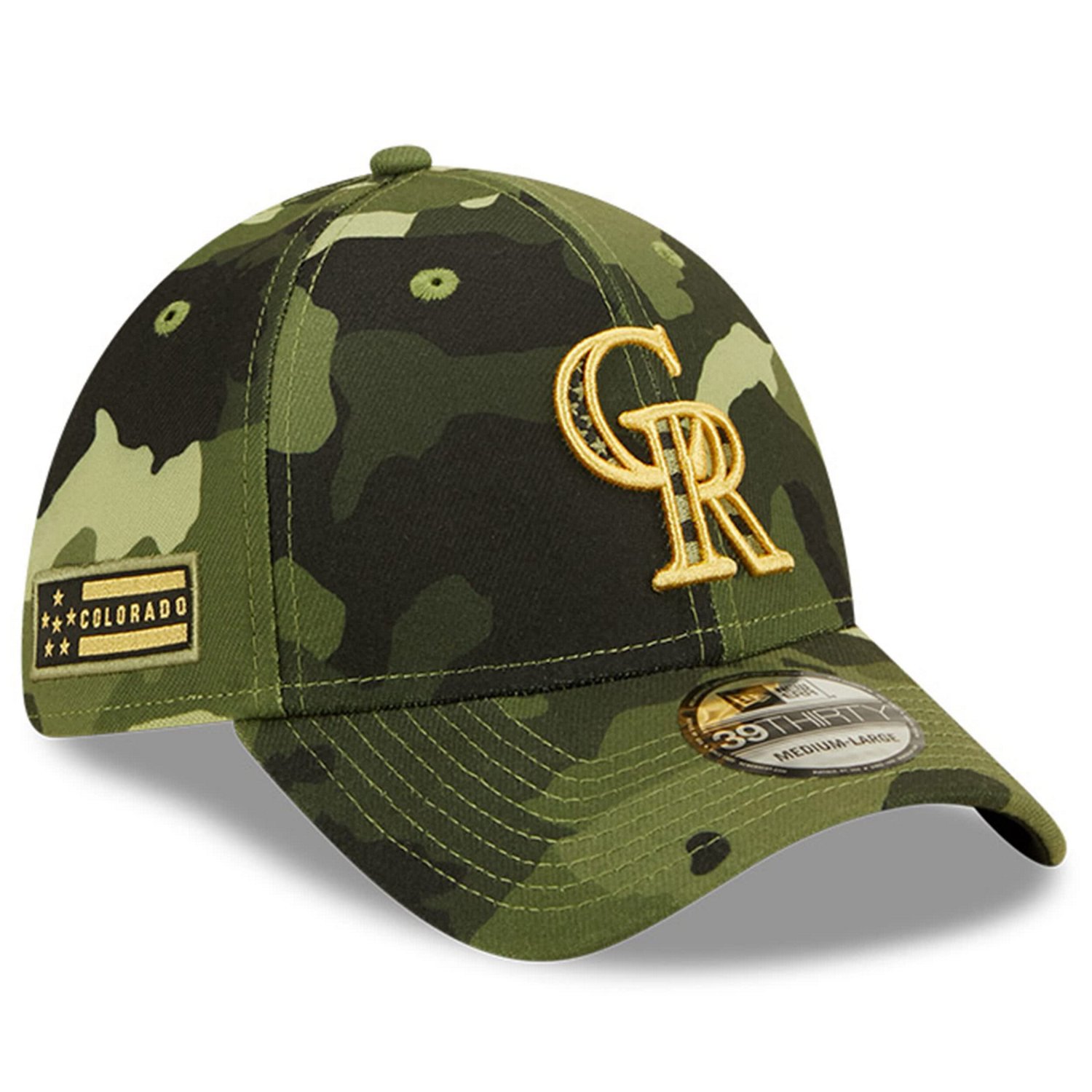 New Era Colorado Rockies 2022 Armed Forces Day 39THIRTY Flex Hat | Academy