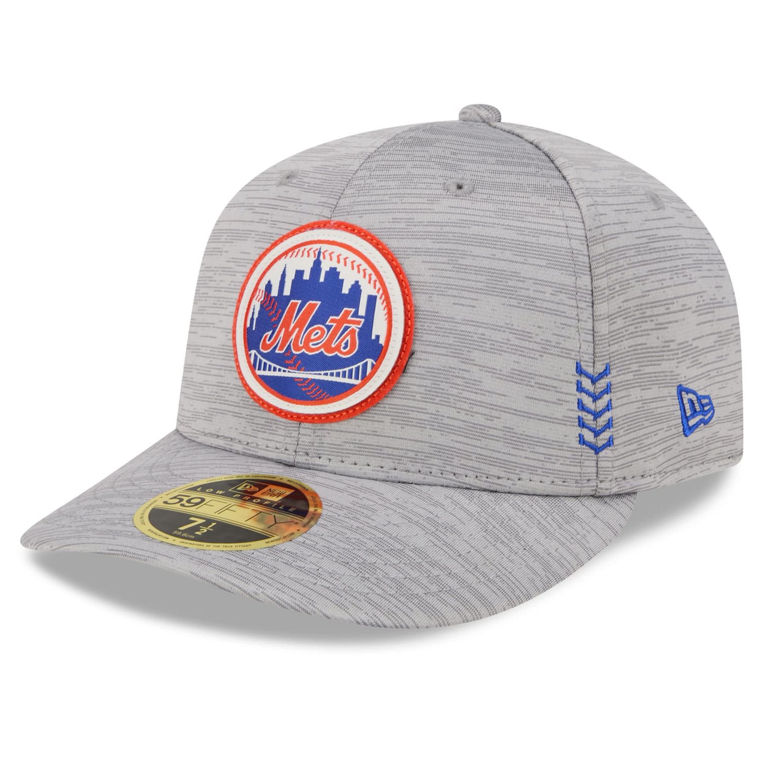 New Era Gray New York Mets 2024 Clubhouse Low Profile 59FIFTY Fitted ...