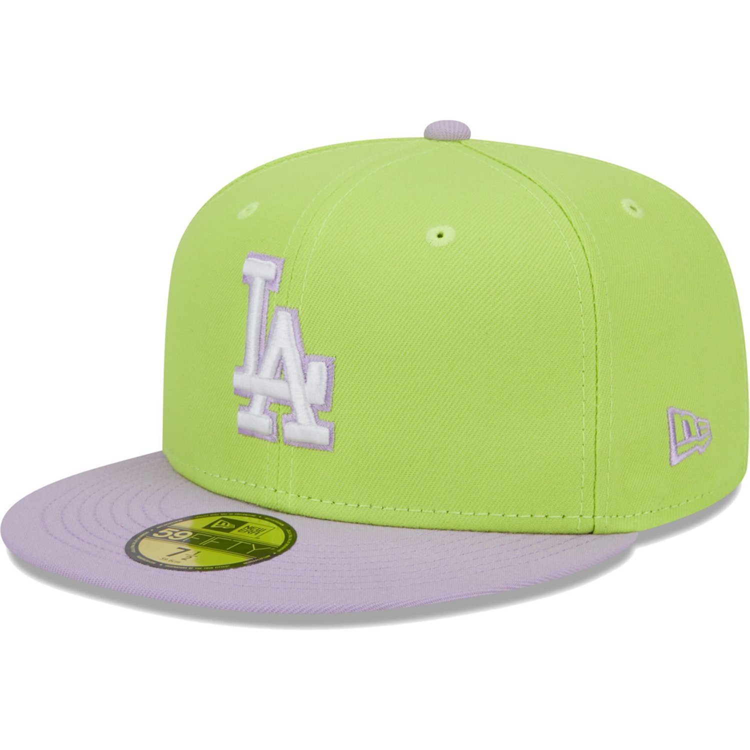 New Era Green/Lavender Los Angeles Dodgers Spring Color Two-Tone ...