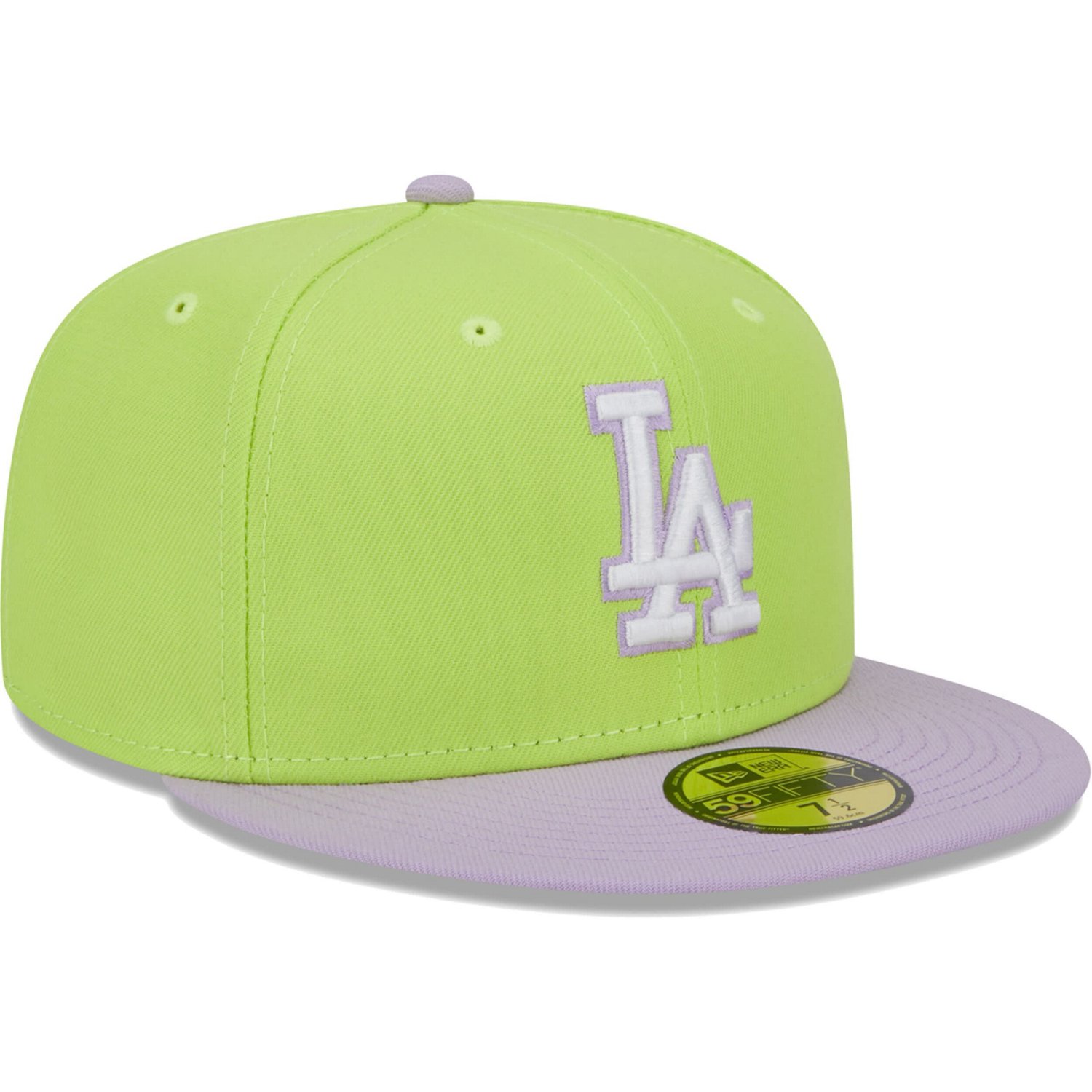 New Era Green/Lavender Los Angeles Dodgers Spring Color Two-Tone ...