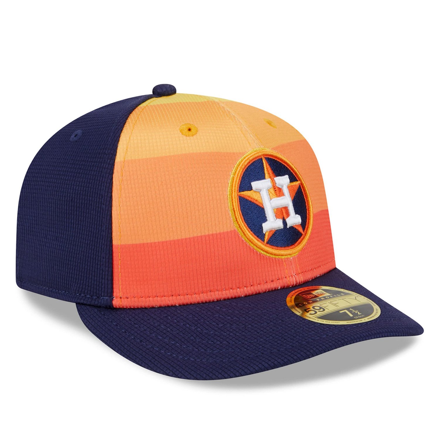 New Era Houston Astros 2024 Batting Practice Low Profile 59FIFTY Fitted ...
