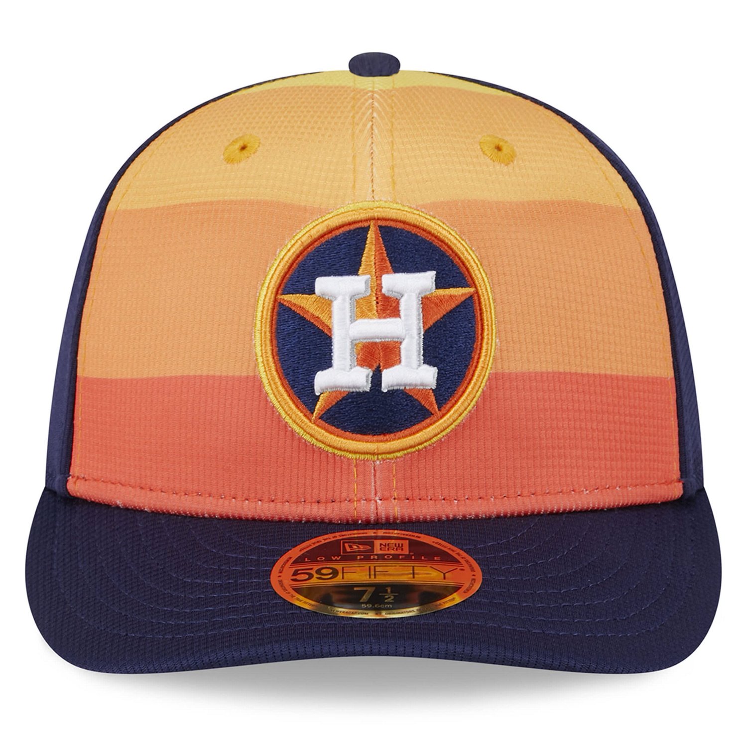 New Era Houston Astros 2024 Batting Practice Low Profile 59FIFTY Fitted ...