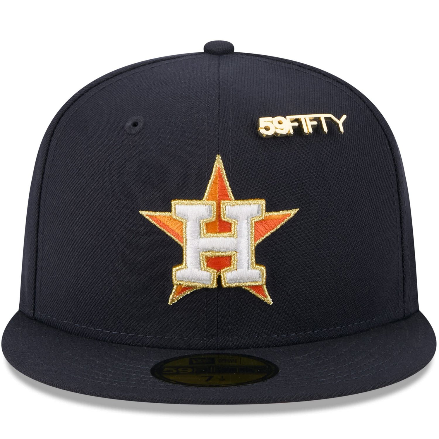 New Era Houston Astros 2025 59FIFTY Day 59FIFTY Fitted Hat with Pins ...