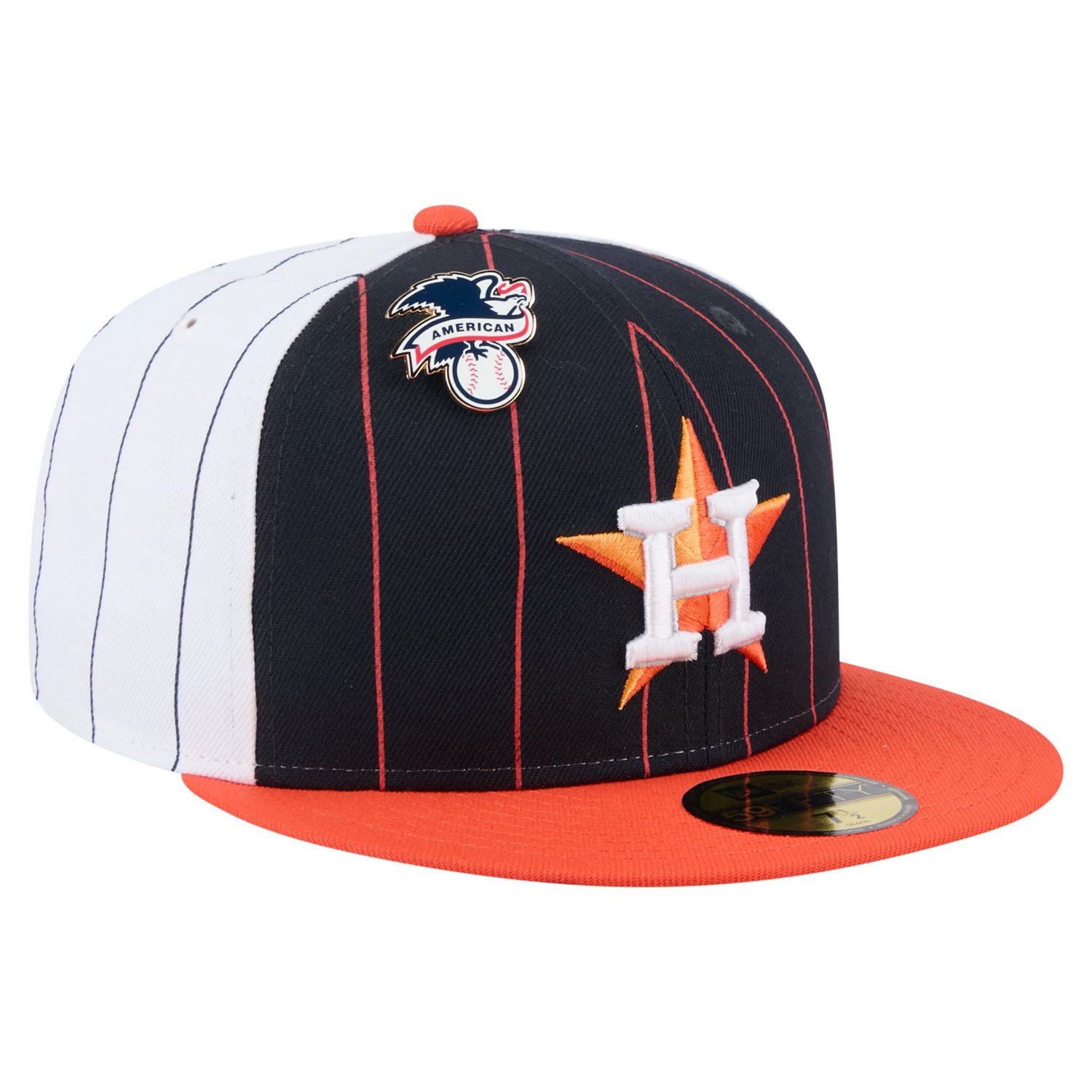 New Era Houston Astros Pinstripe 59FIFTY Fitted Hat | Academy